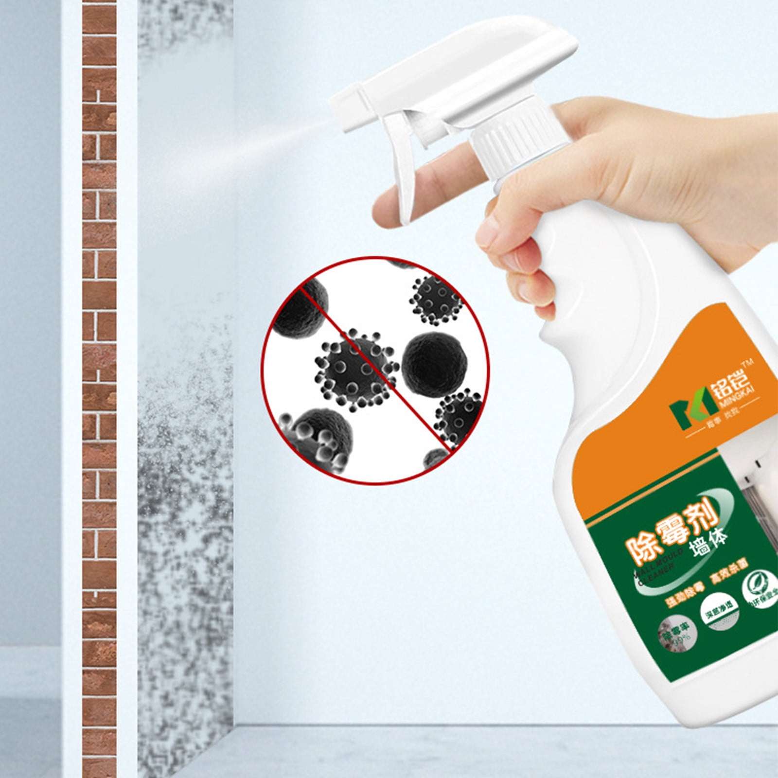 SATRINO Tub and Tile Cleaner, Mold & Mildew Stain Remover, Industrial ...