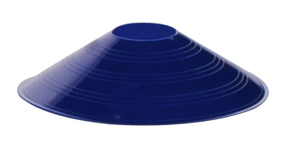 360 Athletics 7" Blue Saucer Cone Marker Durable Ribbed Plastic ...