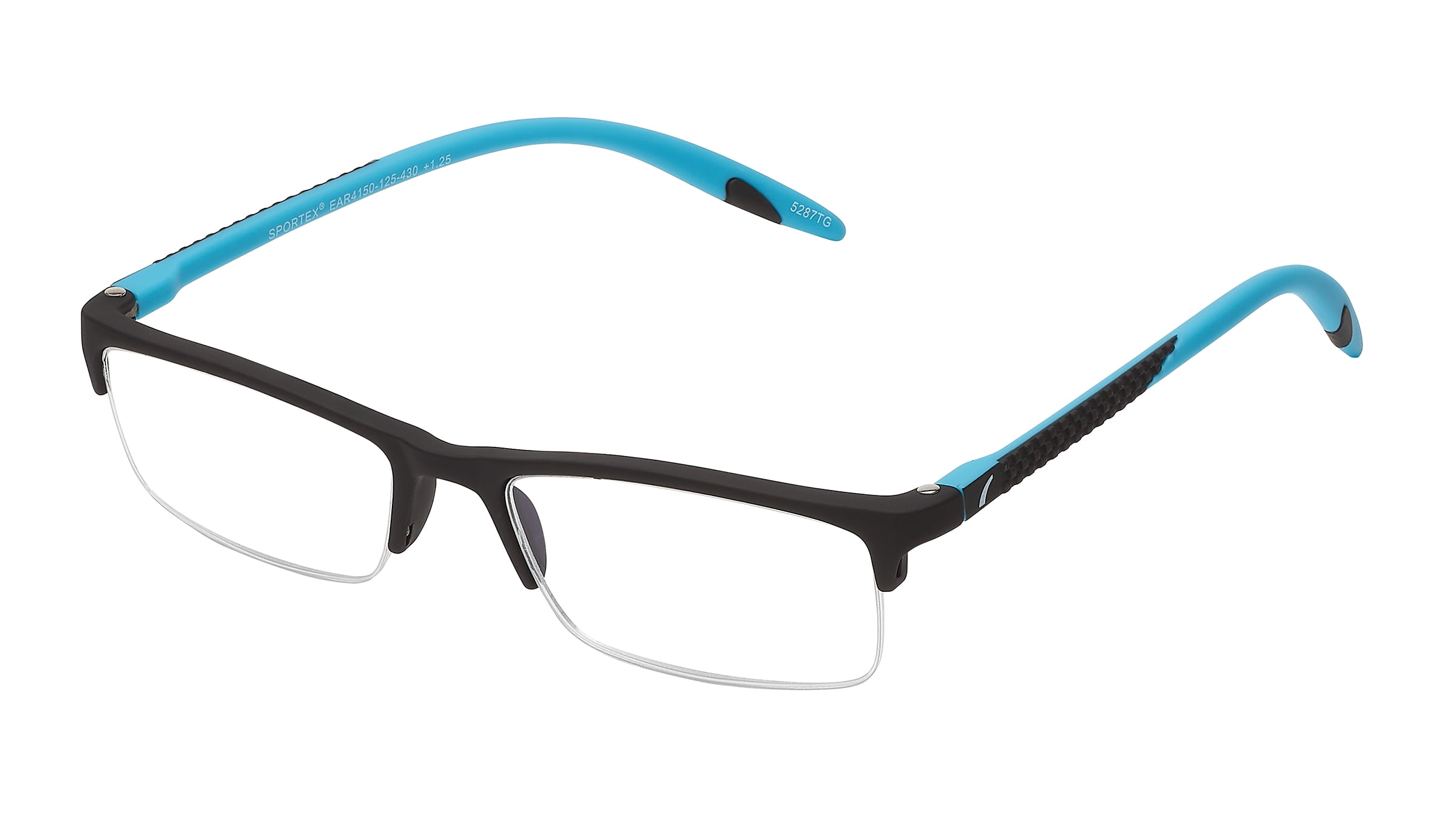 SAV Sportex Reading Glasses, Semi-Rimless Sport Frame, AR4150, +2.75 ...