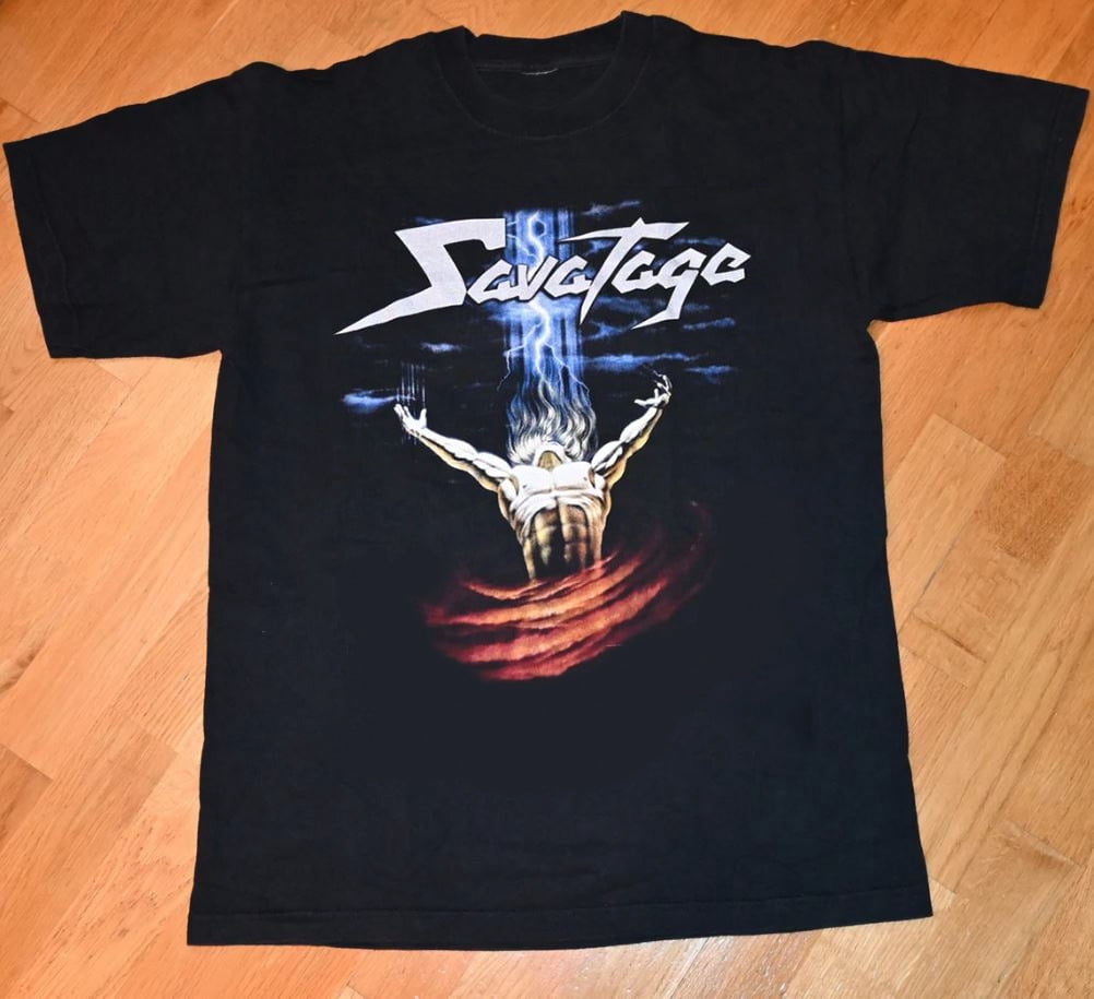 SAVATAGE Concert Tour Heavy Metal Band Unisex Tee Cotton Shirt All Size ...