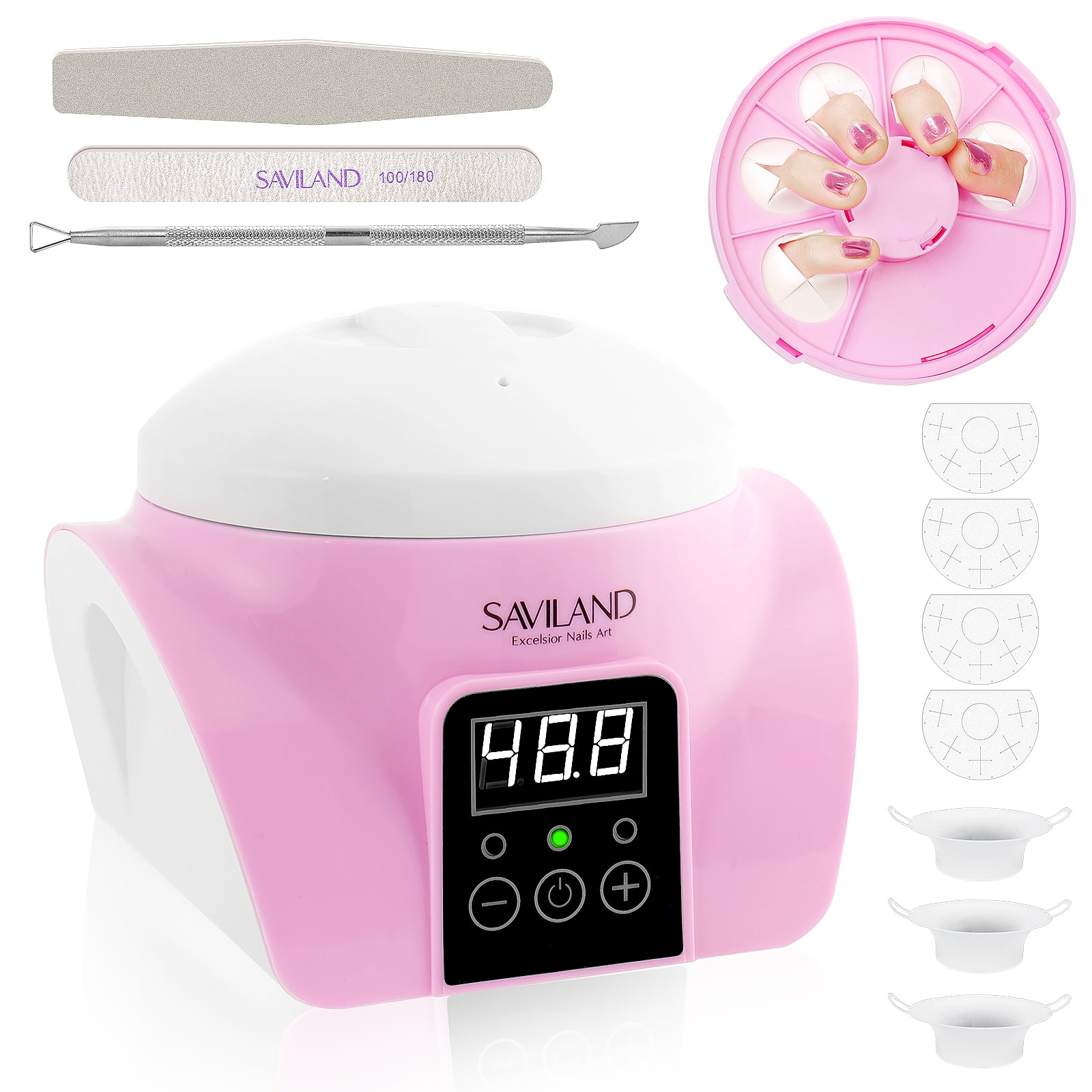 SAVILAND Fast Steam Nail Polish Remover Machine: Smart Steam Gel Polish ...