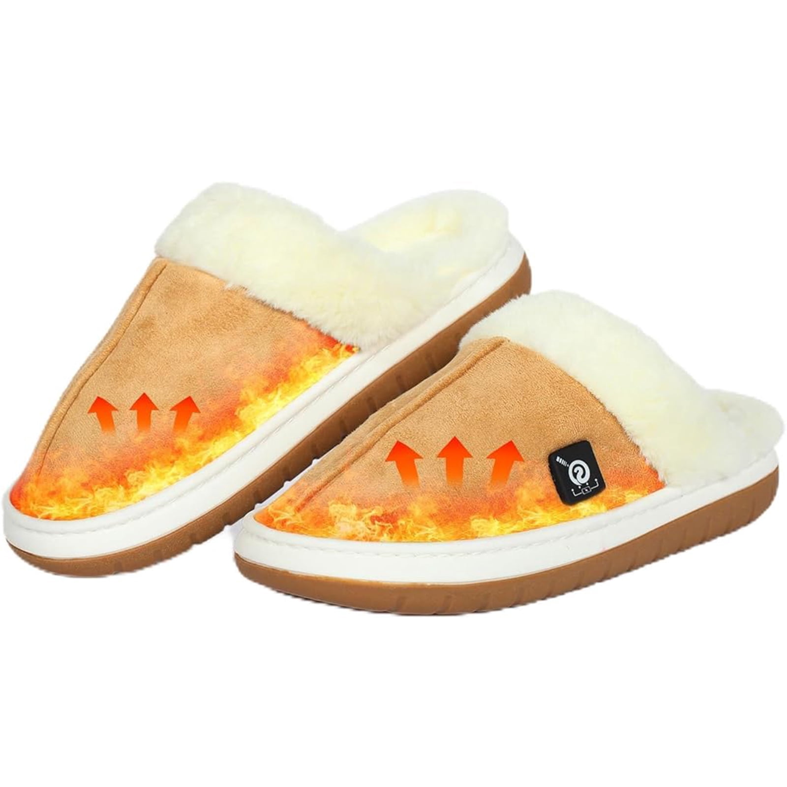 SAVIOR HEAT Heated Slippers for Men & Women – Rechargeable Foot Warmers ...