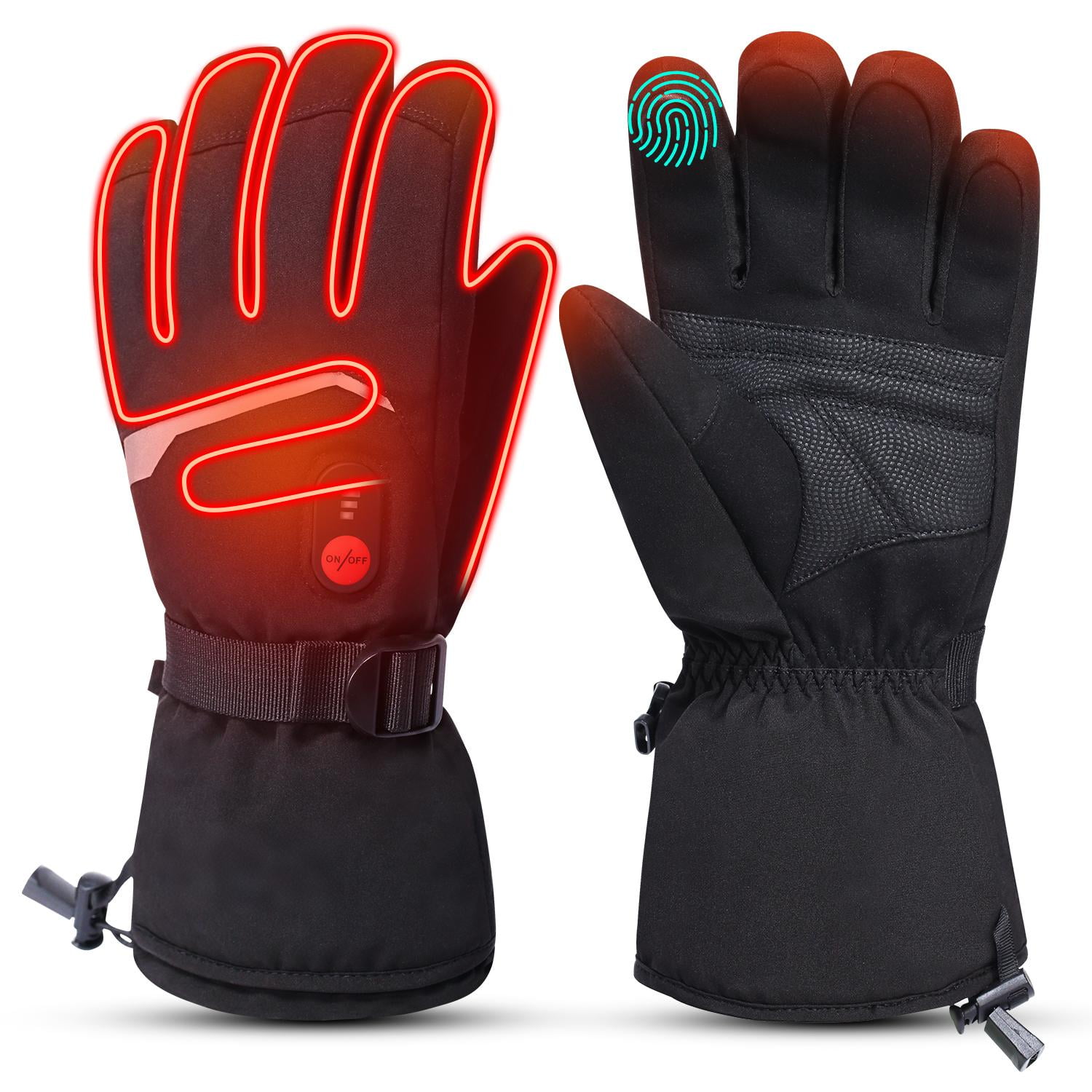 Battery Heated Gloves For Winter Savior Winter Heated Gloves Electric ...