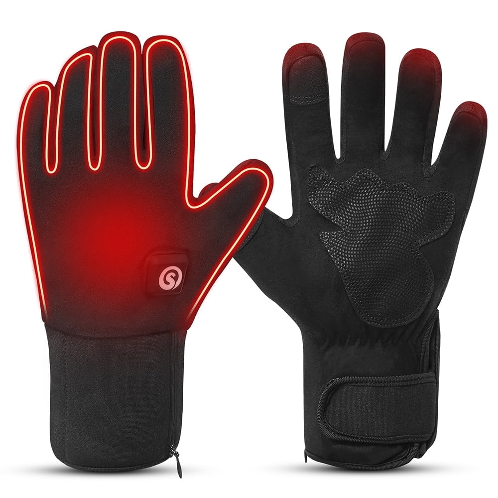 SAVIOR Heated Gloves With Battery,7.4v 2200mah Rechargeable Heated ...