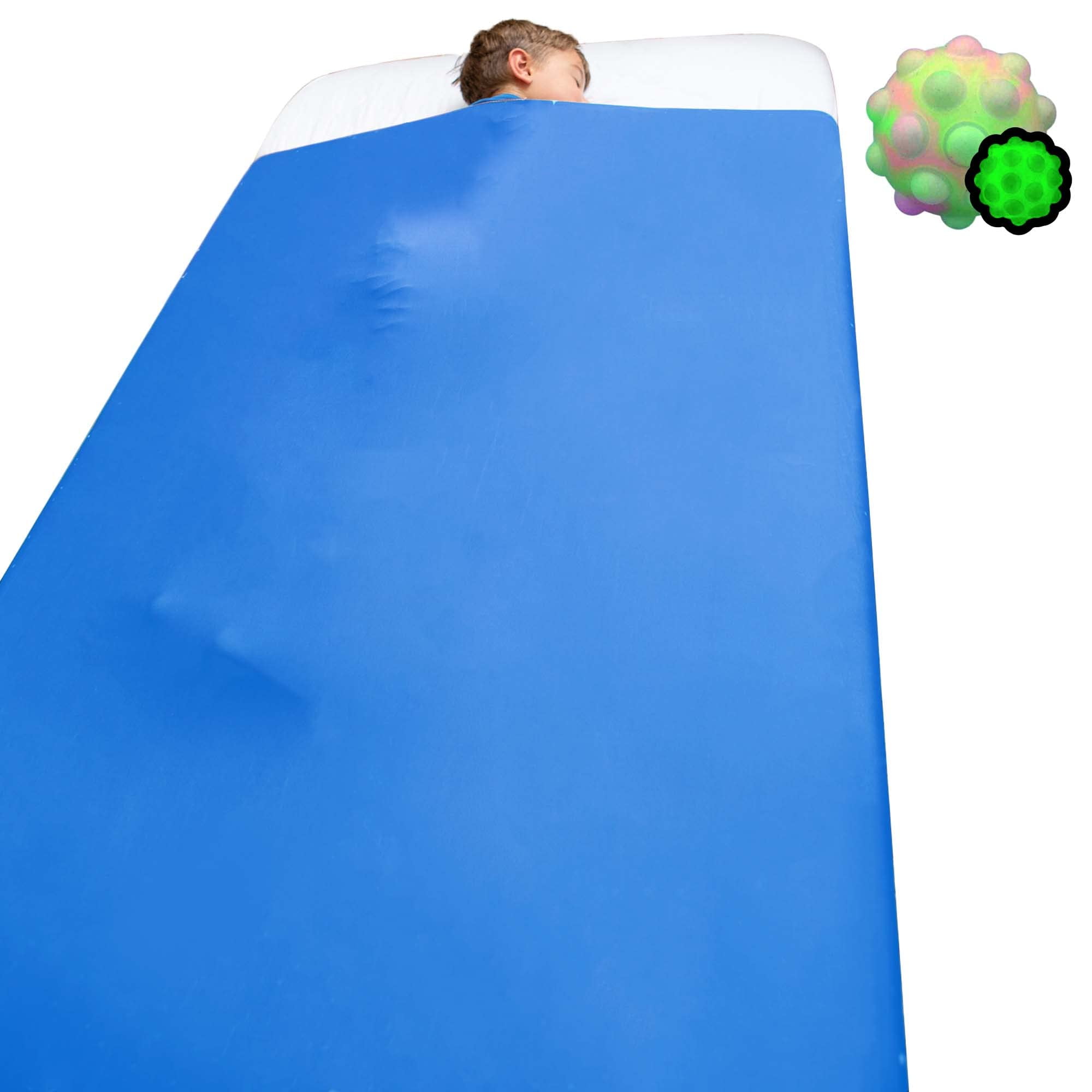 SAVOIZ Compression Sheet-Blue- Twin - Walmart.com