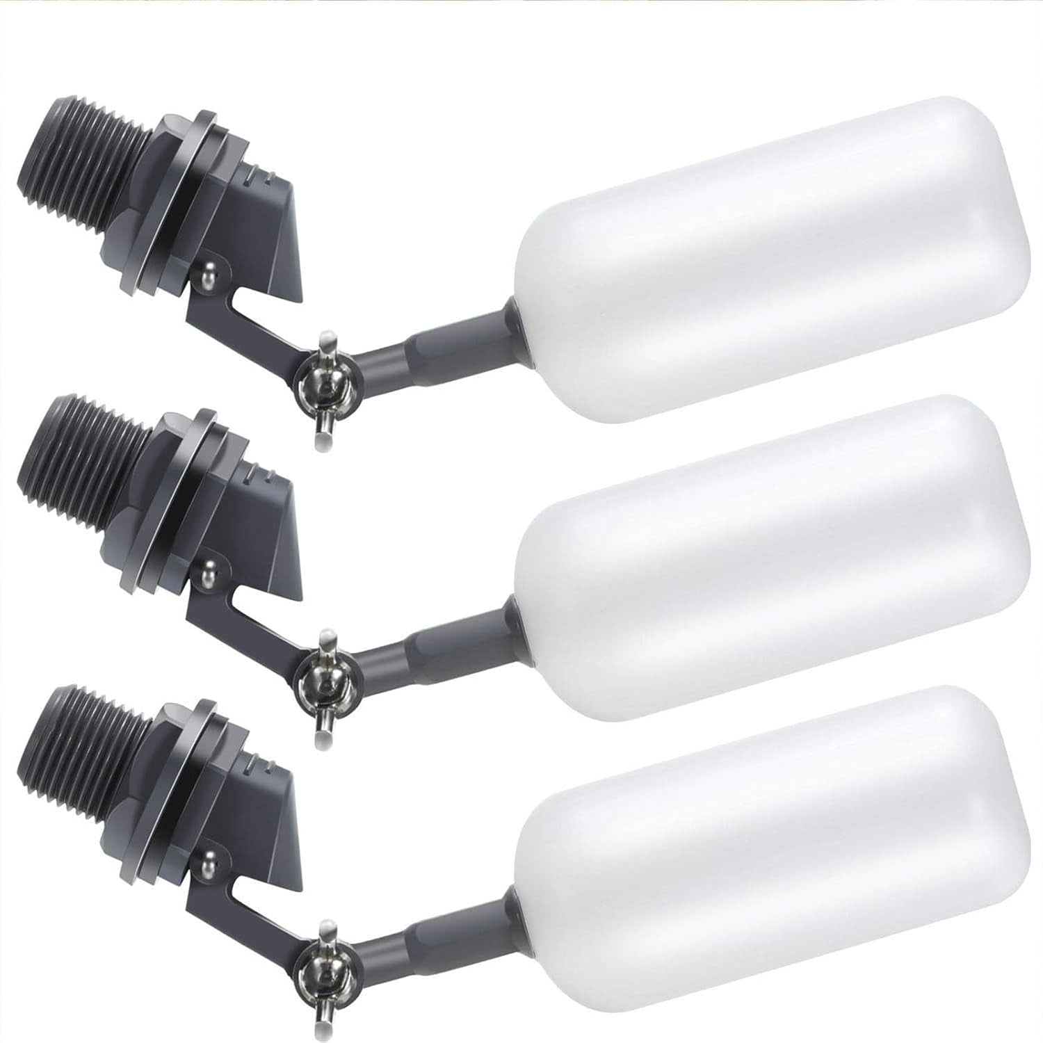 SAVUK 3 Pcs Float Ball Valve, 1/2 Inch Water Tank Filter Float Valve ...