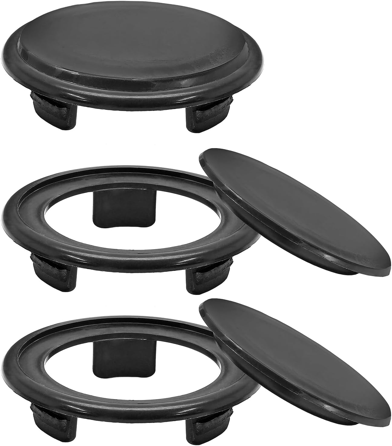 SAVUK 3 Sets 3 Inch Outdoor Patio Table Umbrella Hole Ring and Cap Set ...