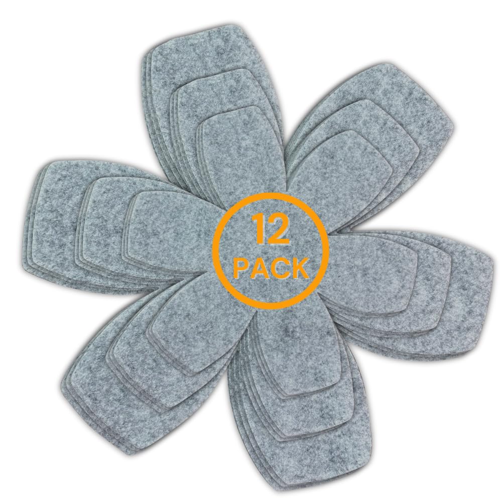 SAVUK Pot and Pan Protectors Set of 12 and 3 Different Sizes Separators ...