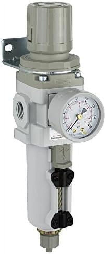 SAW300-N03BG-MEP Compressed Air Filter Regulator Piggyback Combo 3/8 ...