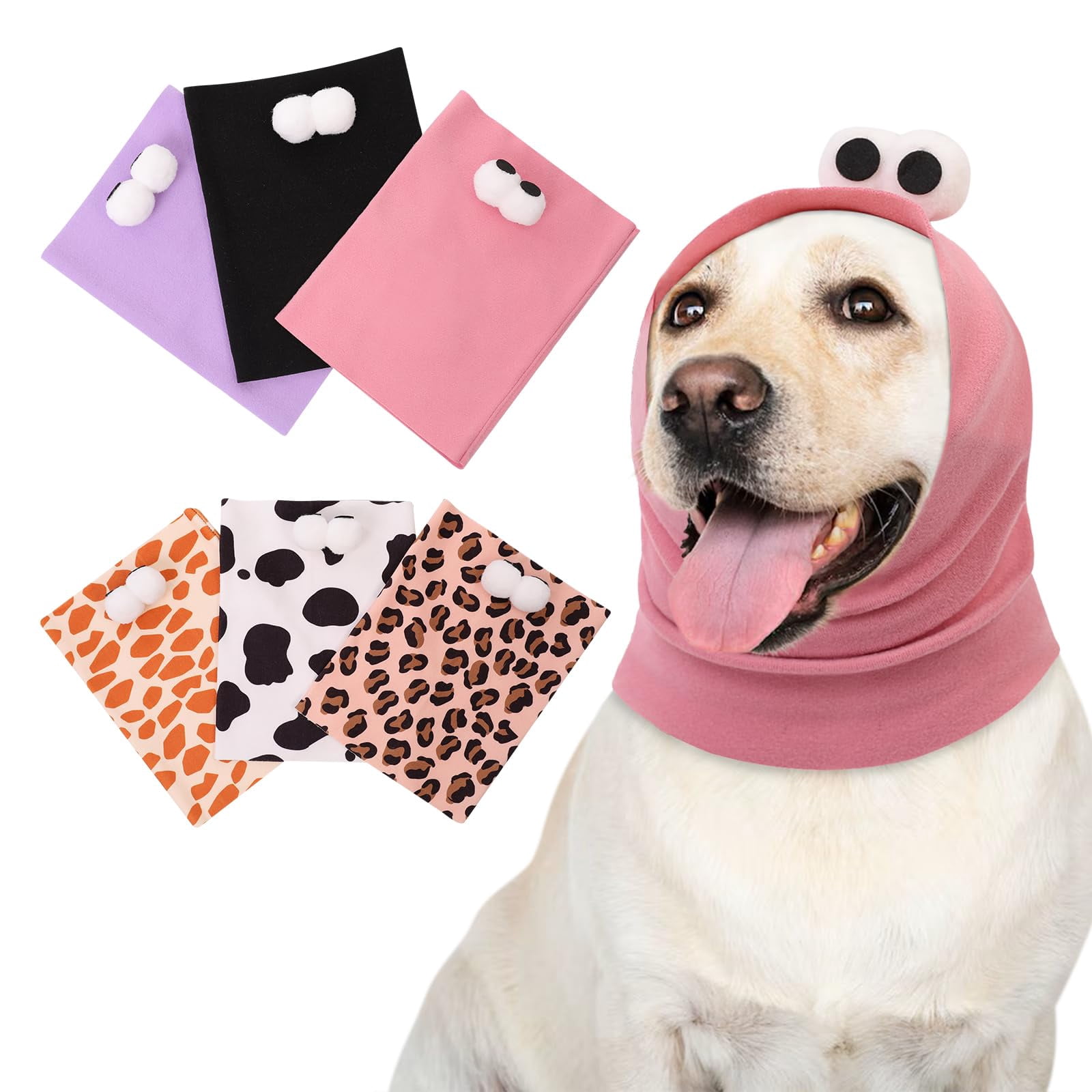 SAWMONG Cute Dog FEV6 Calming Hoodie Ear Head Covers for Noise ...