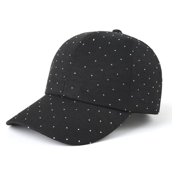 SAWOBUUN Shiny Rhinestone Baseball Cap for Women Men Adjustable ...