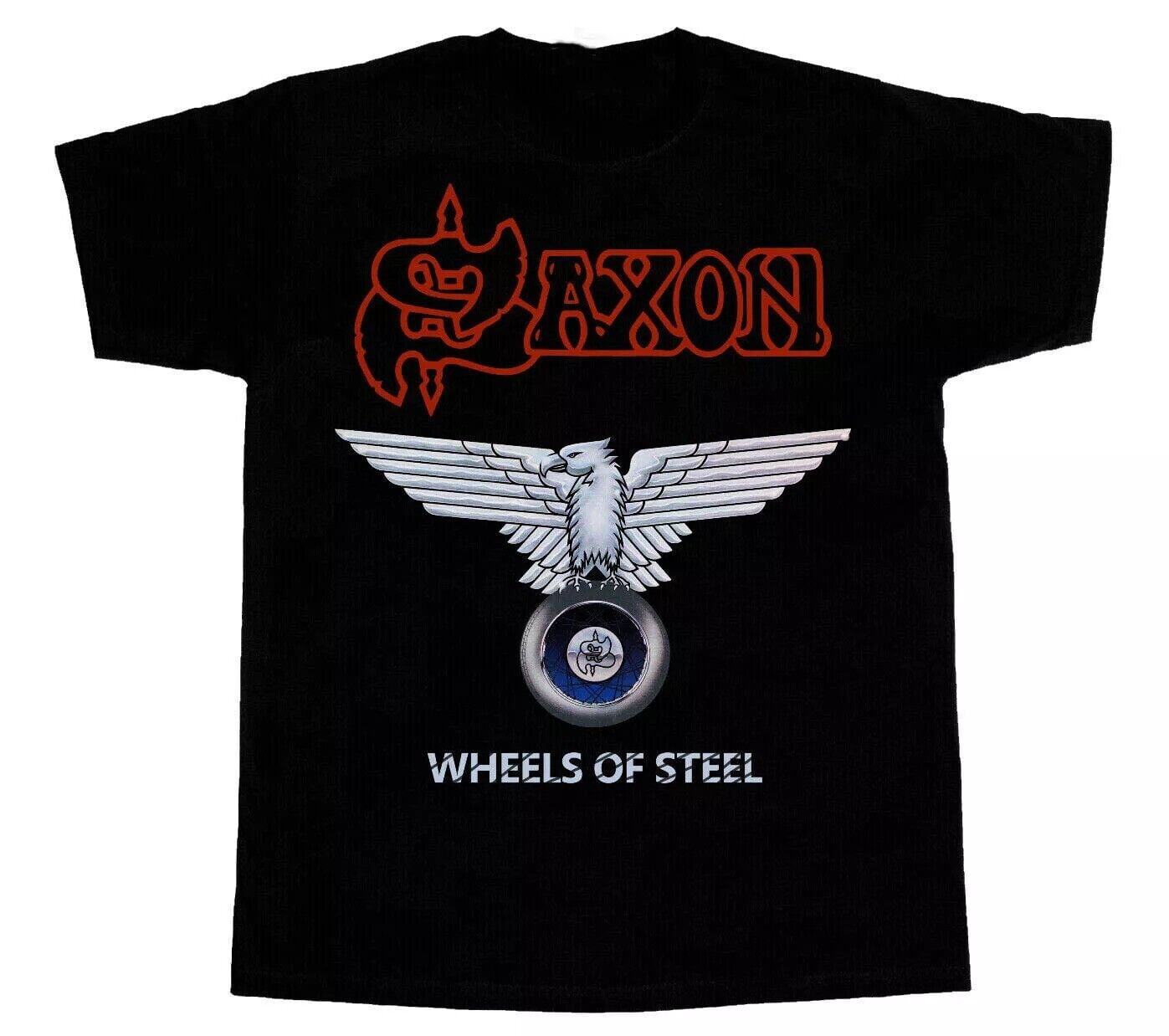 SAXON Wheels Of Steel Short Sleeve Unisex T-SHIRT - Walmart.com