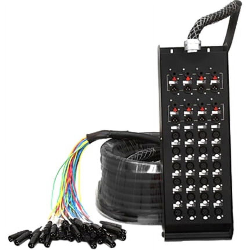 SAXQ-24x8x75 - 24 Channel 75' Snake Cable (XLR & TRS) - Walmart.com