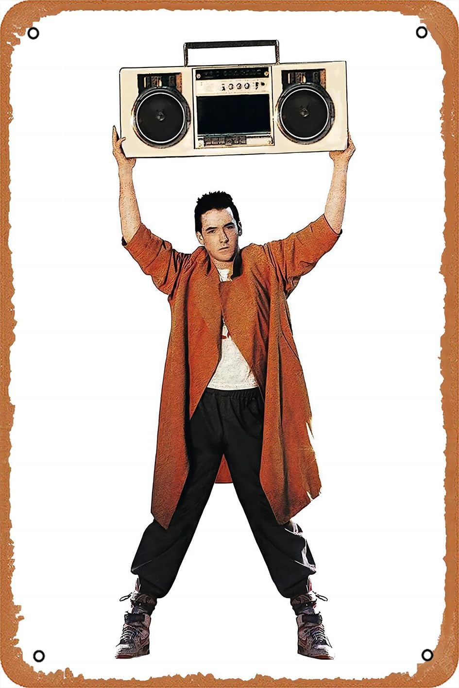 SAY ANYTHING John Cusack holds up a boombox boom box Lloyd Dobler and ...