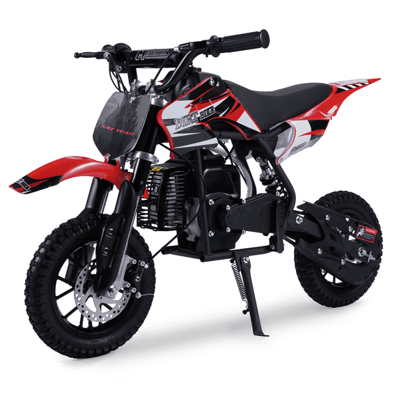 SAY YEAH 50cc dirt bike, Perfect Starter Kids Dirt Bike for adventure,Sturdy Gas Dirt Bike for ...