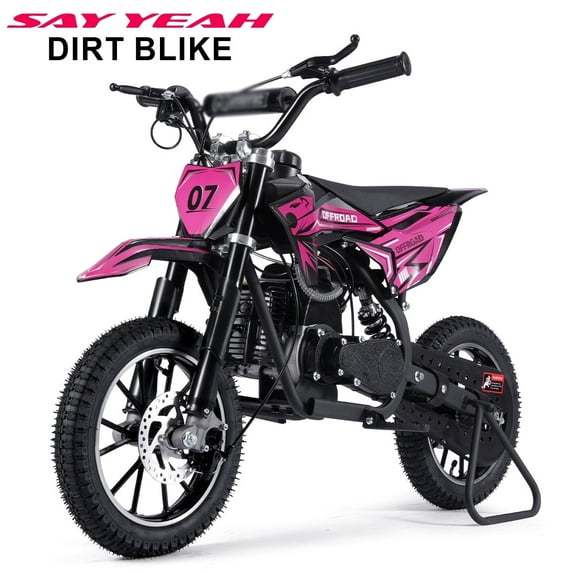SAY YEAH Dirt Bike,50CC Mini Dirt Bike for Kids 8-13,Max Speed 25MPH,Support Up to 180lbs,Pull ...
