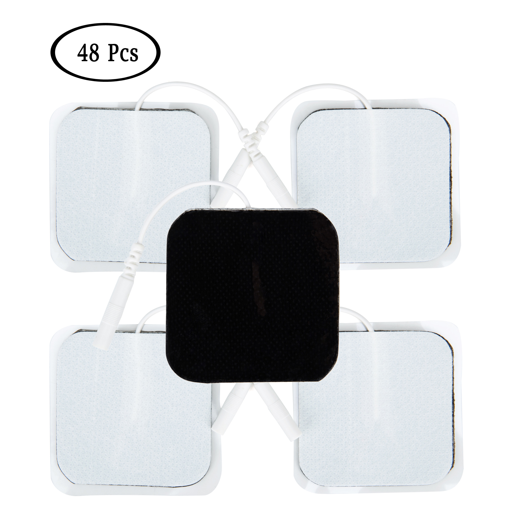 SAYFUT 48 PCS Replacement TENS Unit Electrode Pads for Electric ...