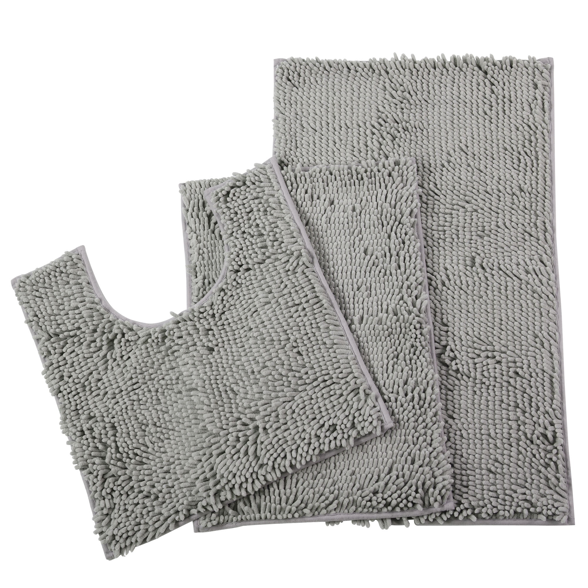 SAYFUT Bath Rugs and Mats, Bathroom Rugs Sets 3 piece, Absorbent ...