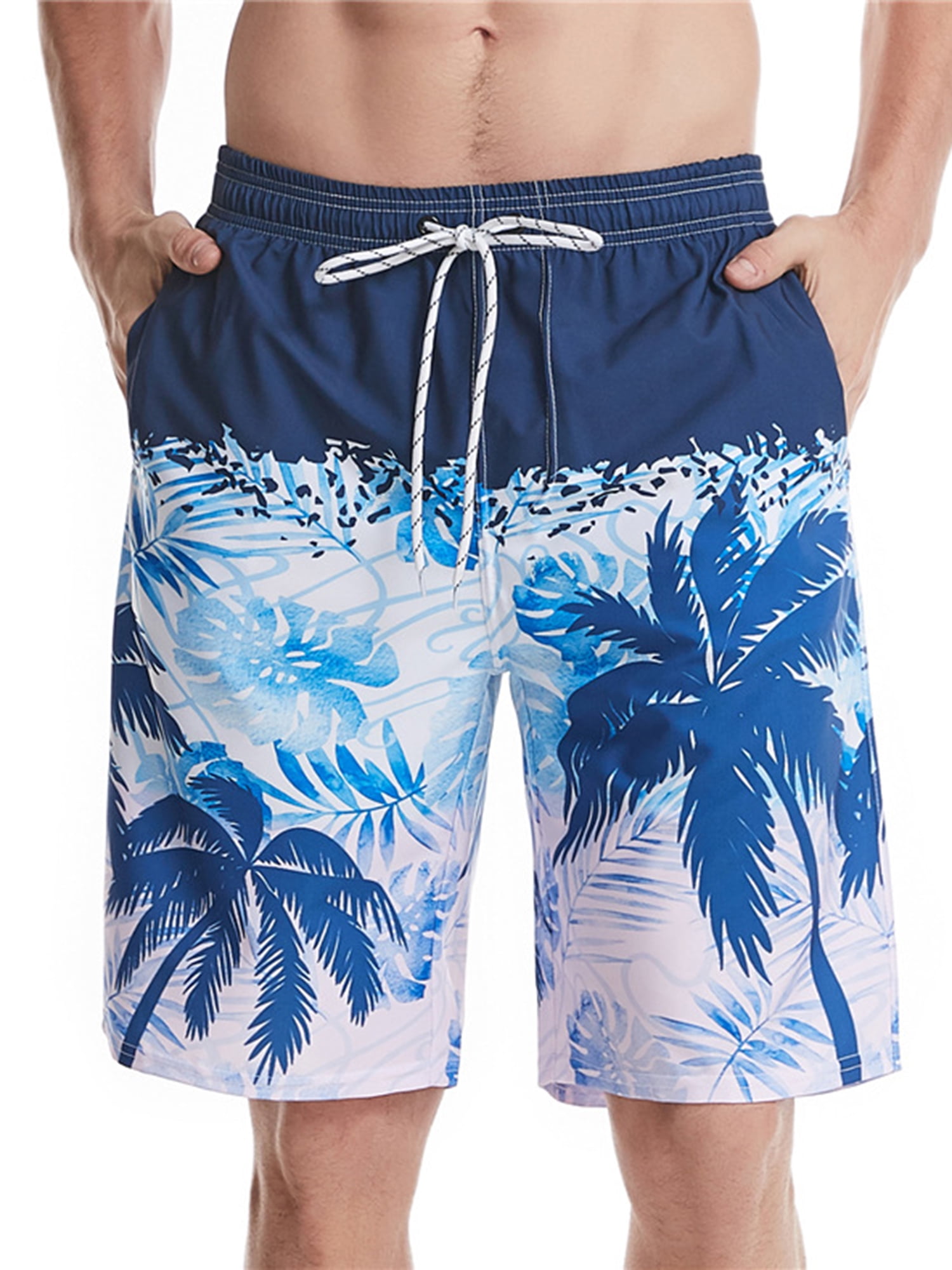 Sayfut Big And Tall Mens Swim Trunks Mens Quick Dry Beach Swim Shorts