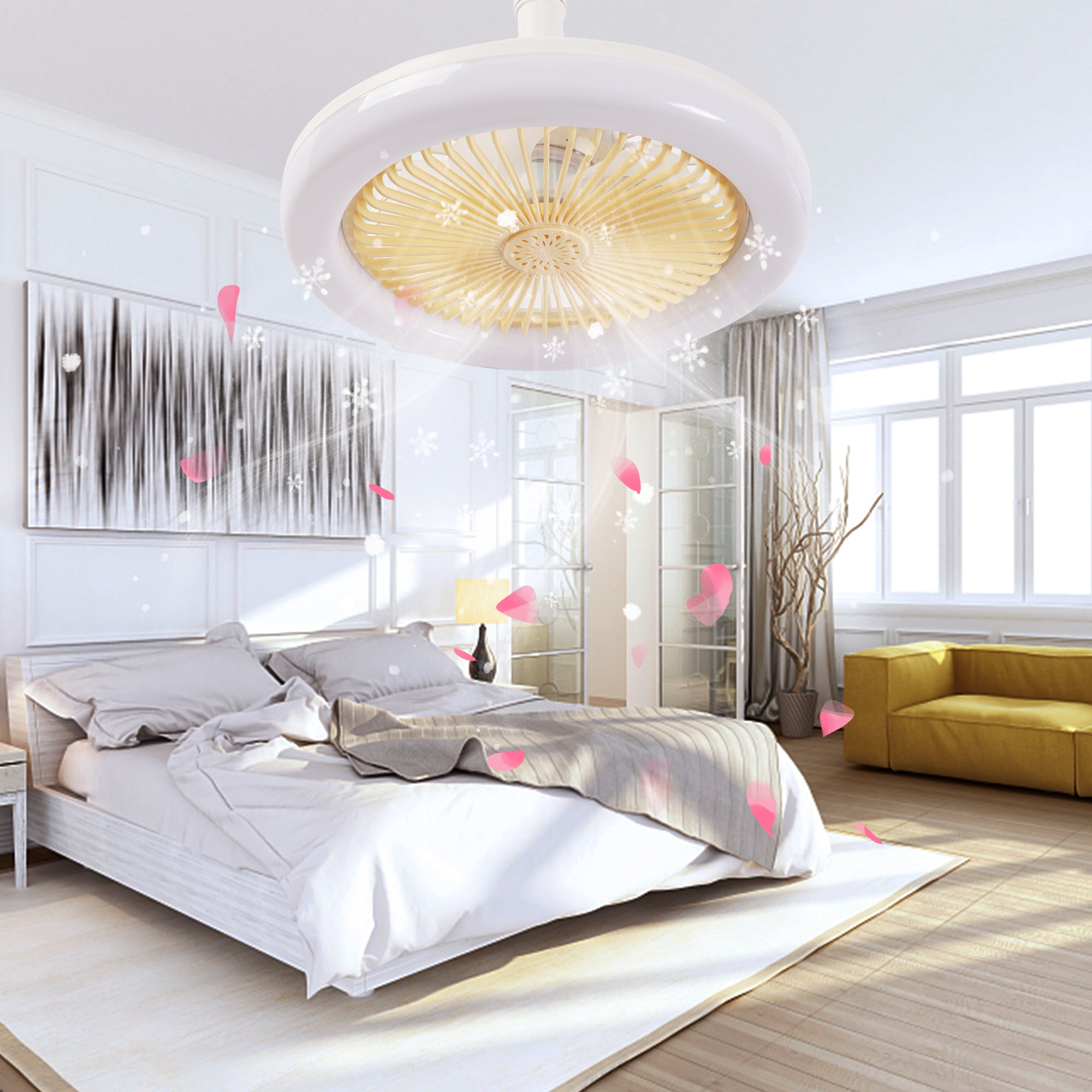 SAYFUT Fan Lamp, Small Fan Lamp Fan Lamp Silent Lamp Silent Fan Room ...