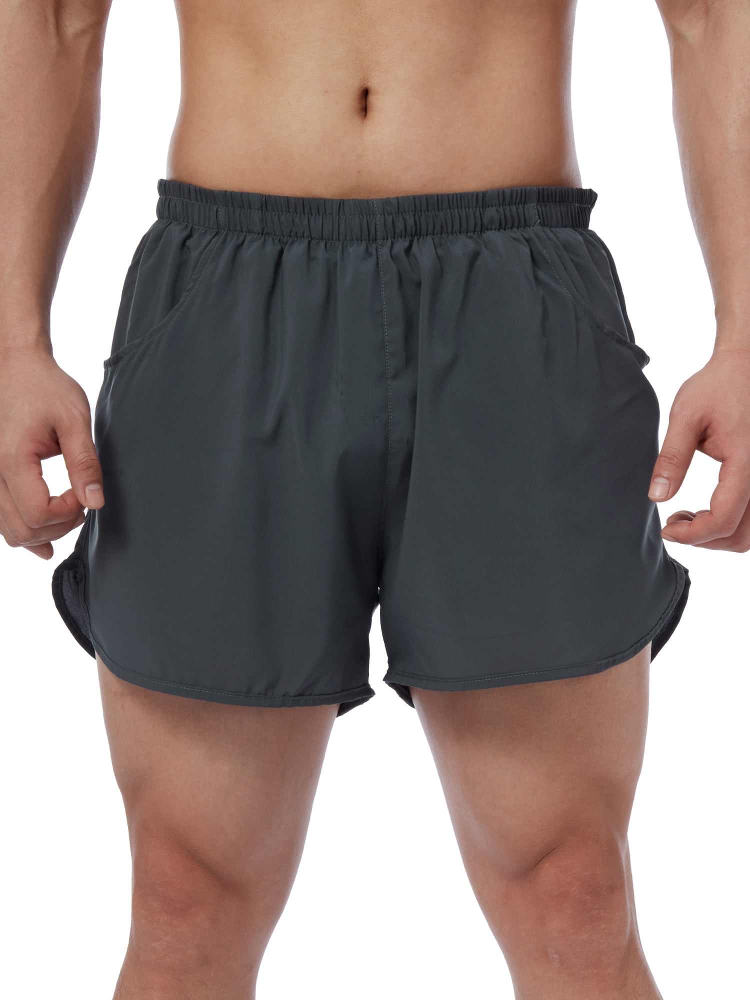 SAYFUT Men Athletic Shorts Sports Wear Active Shorts Polyester Blend ...