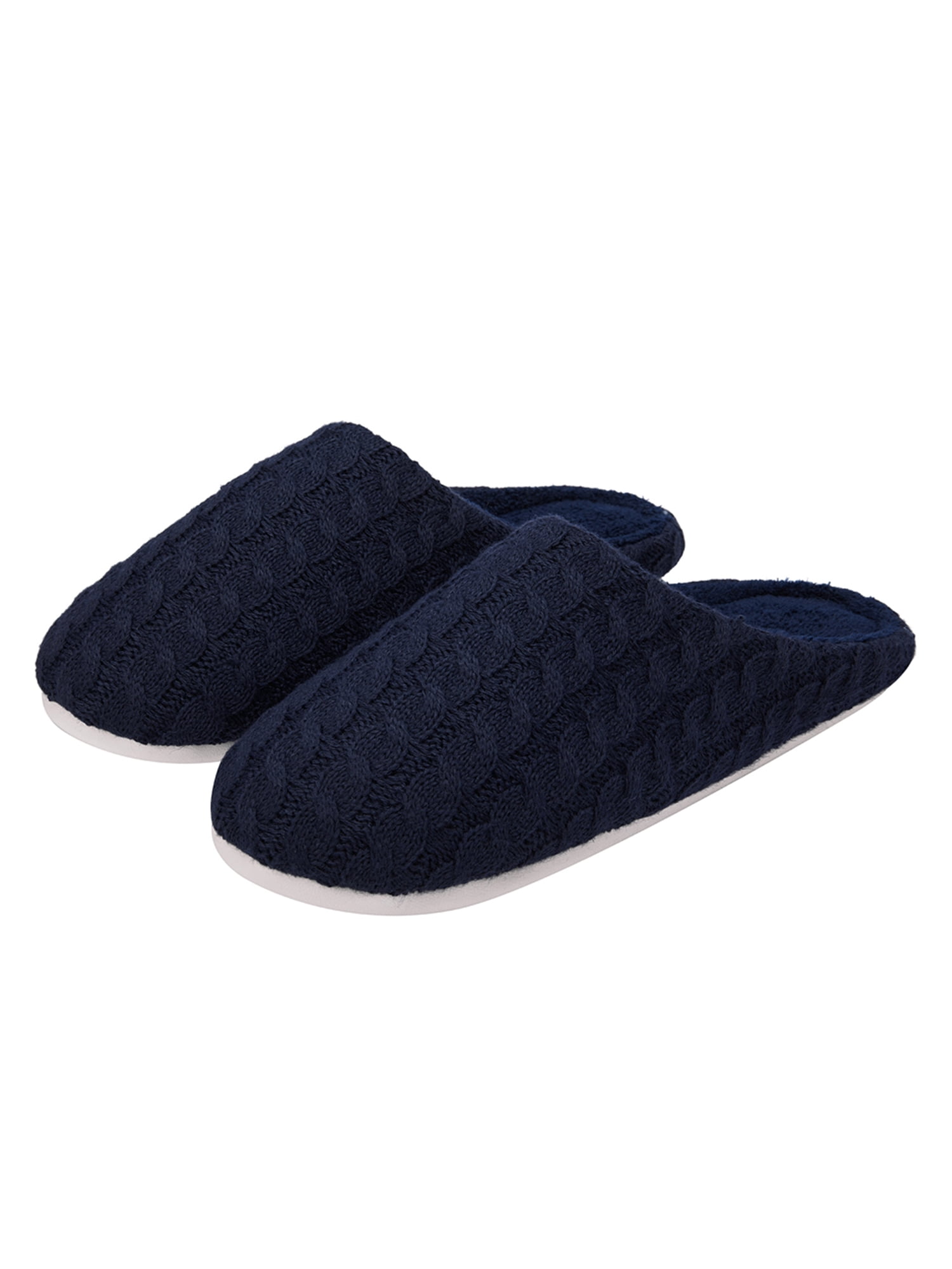 SAYFUT Men's and Women's Memory Foam House Slippers Soft Sole Cotton ...