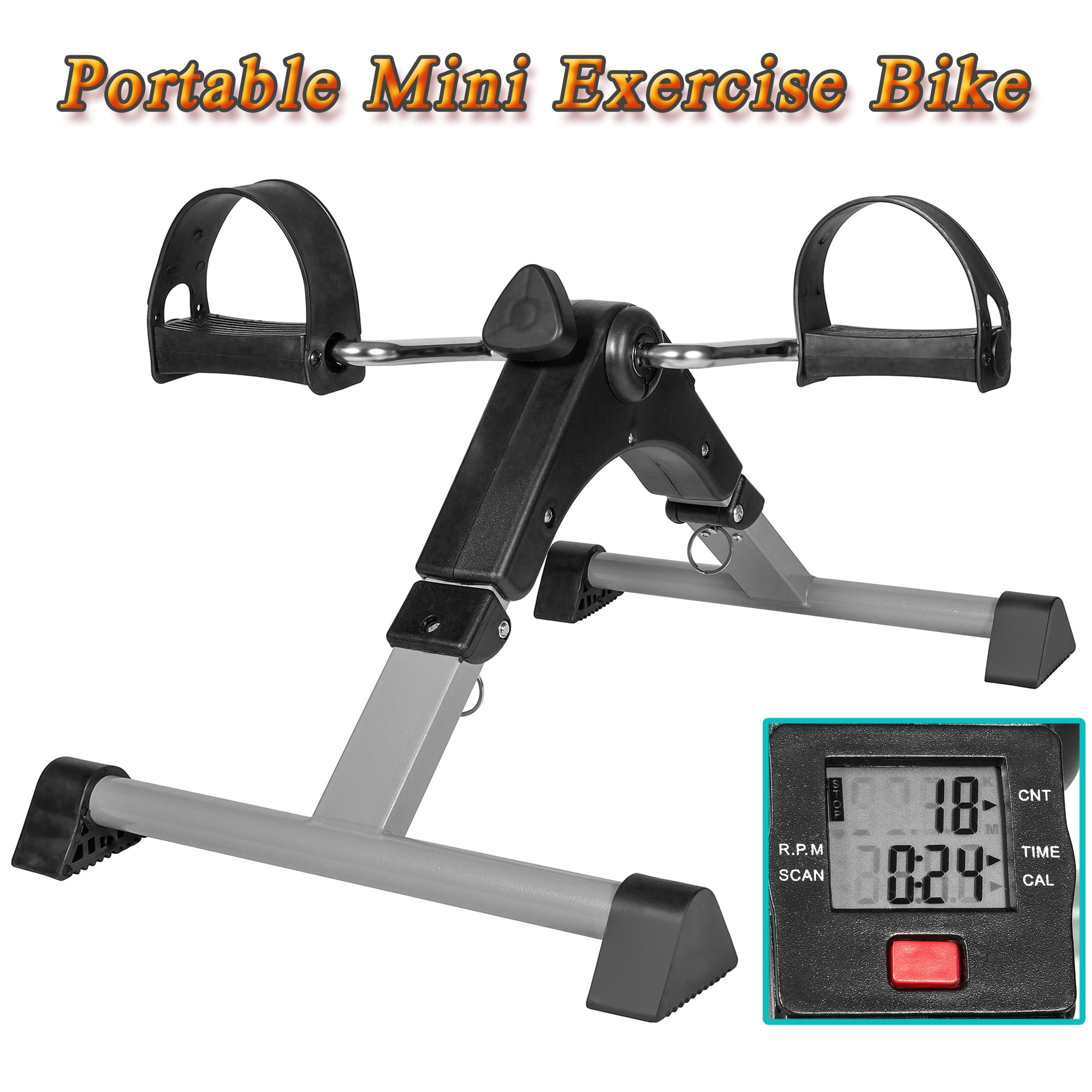 SAYFUT Mini Fitness Pedal Exerciser Bike Home Use Hands and Feet ...