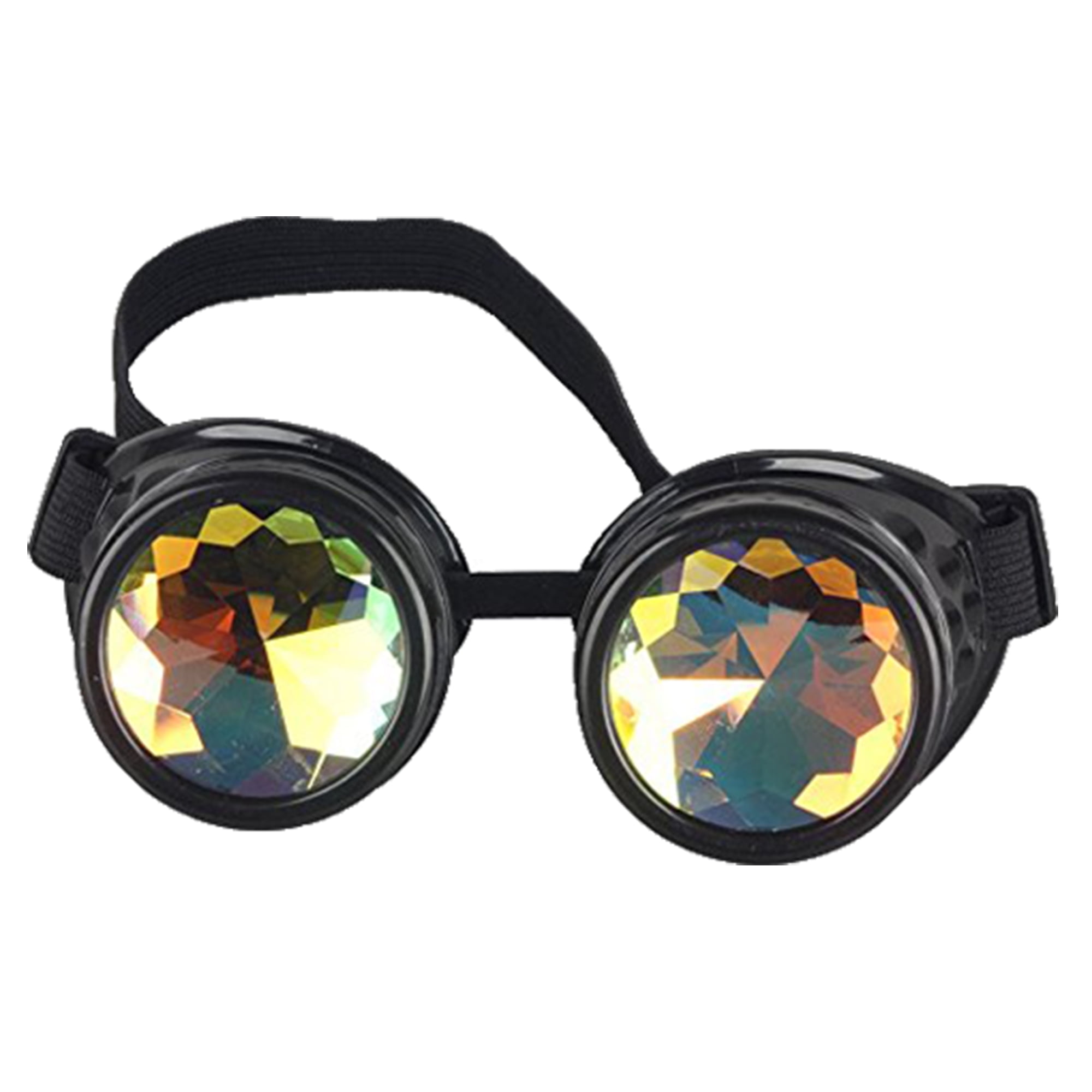 SAYFUT New Rainbow Kaleidoscope Glasses Welding Steampunk Goggles ...