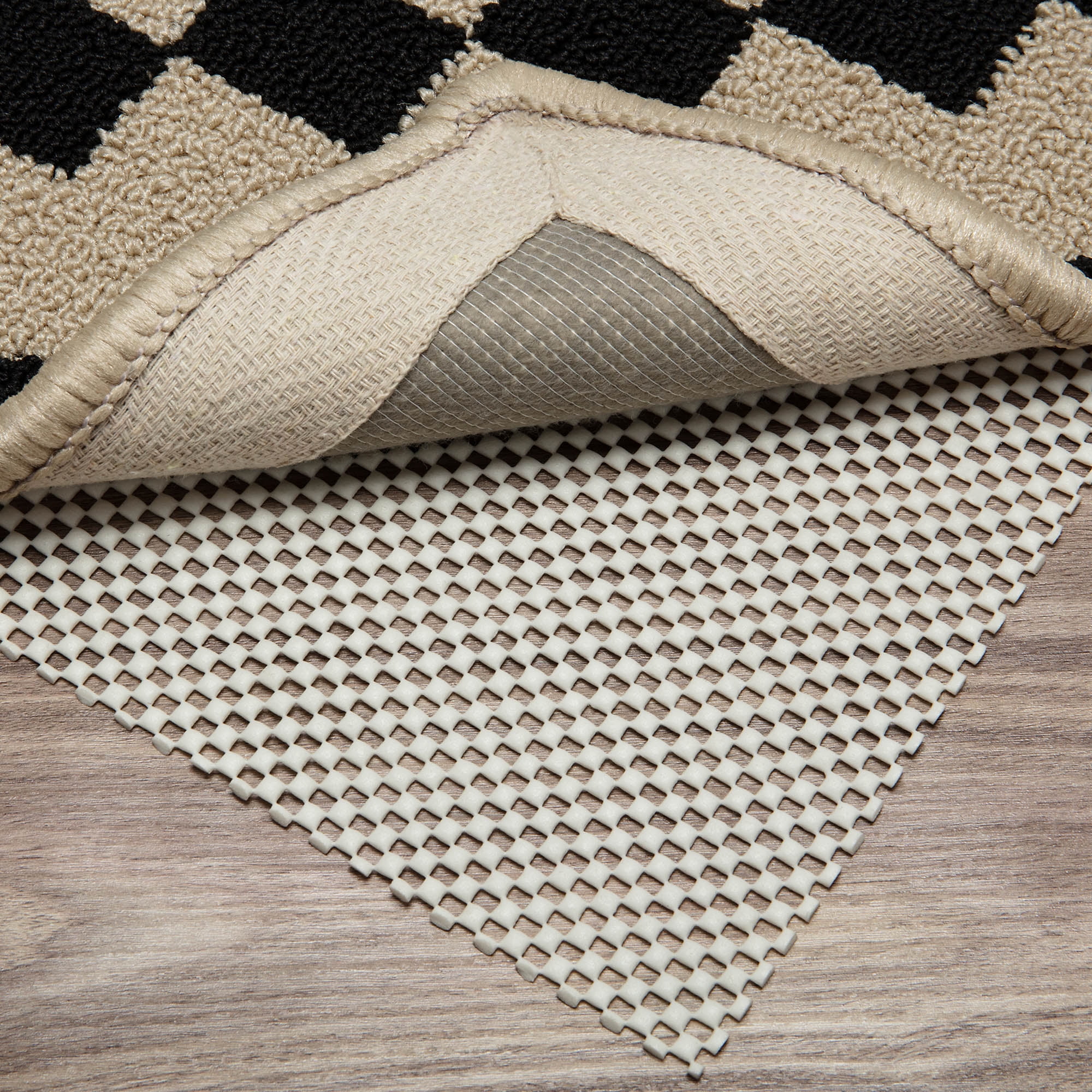 SAYFUT Non Skid Slip Area Rug Mat Pad Underlay NonSkid Pads Protective ...