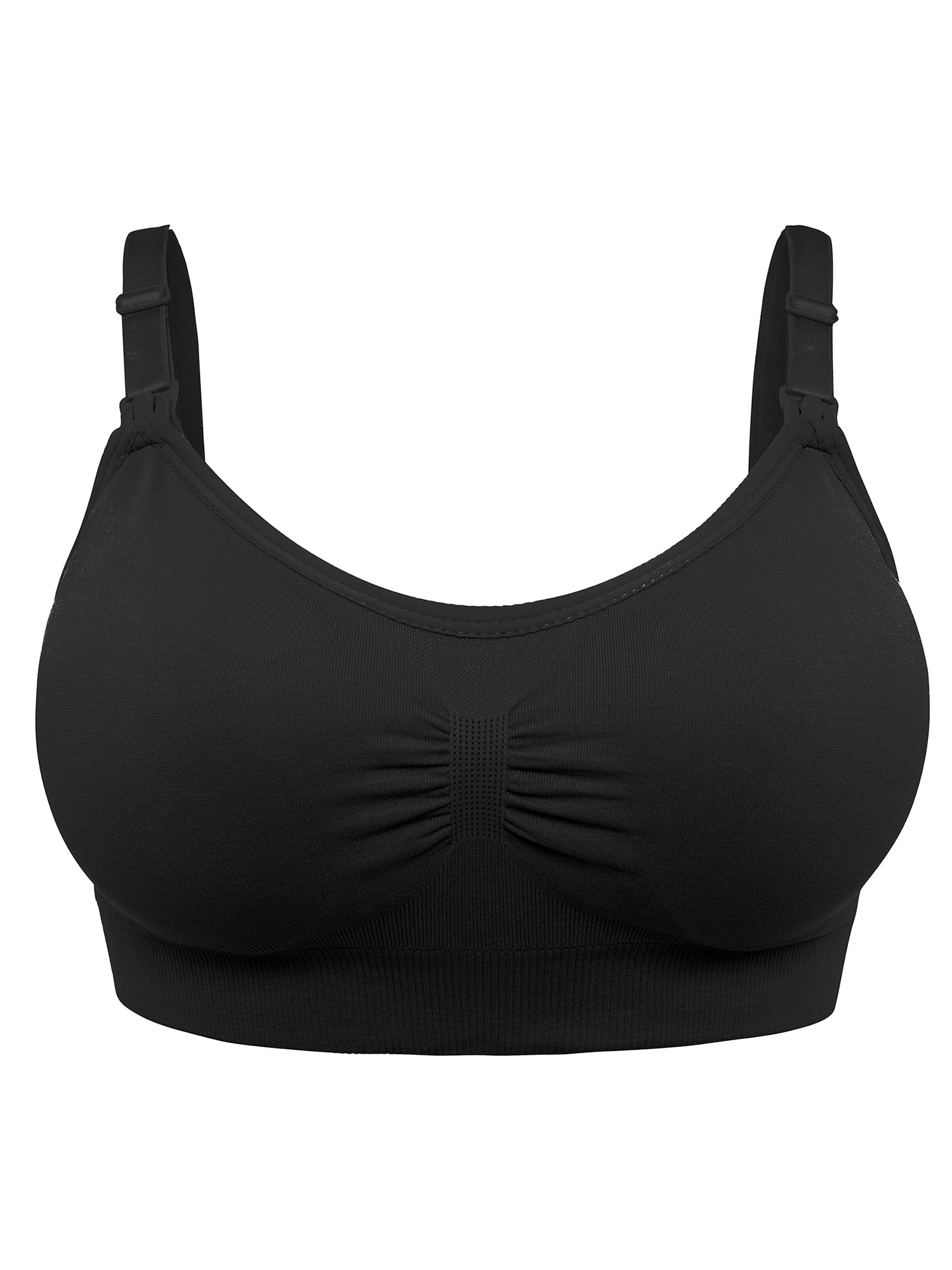 SAYFUT Padded Bra Seamless Bandeau Bra Basic Nursing Bra Top with ...