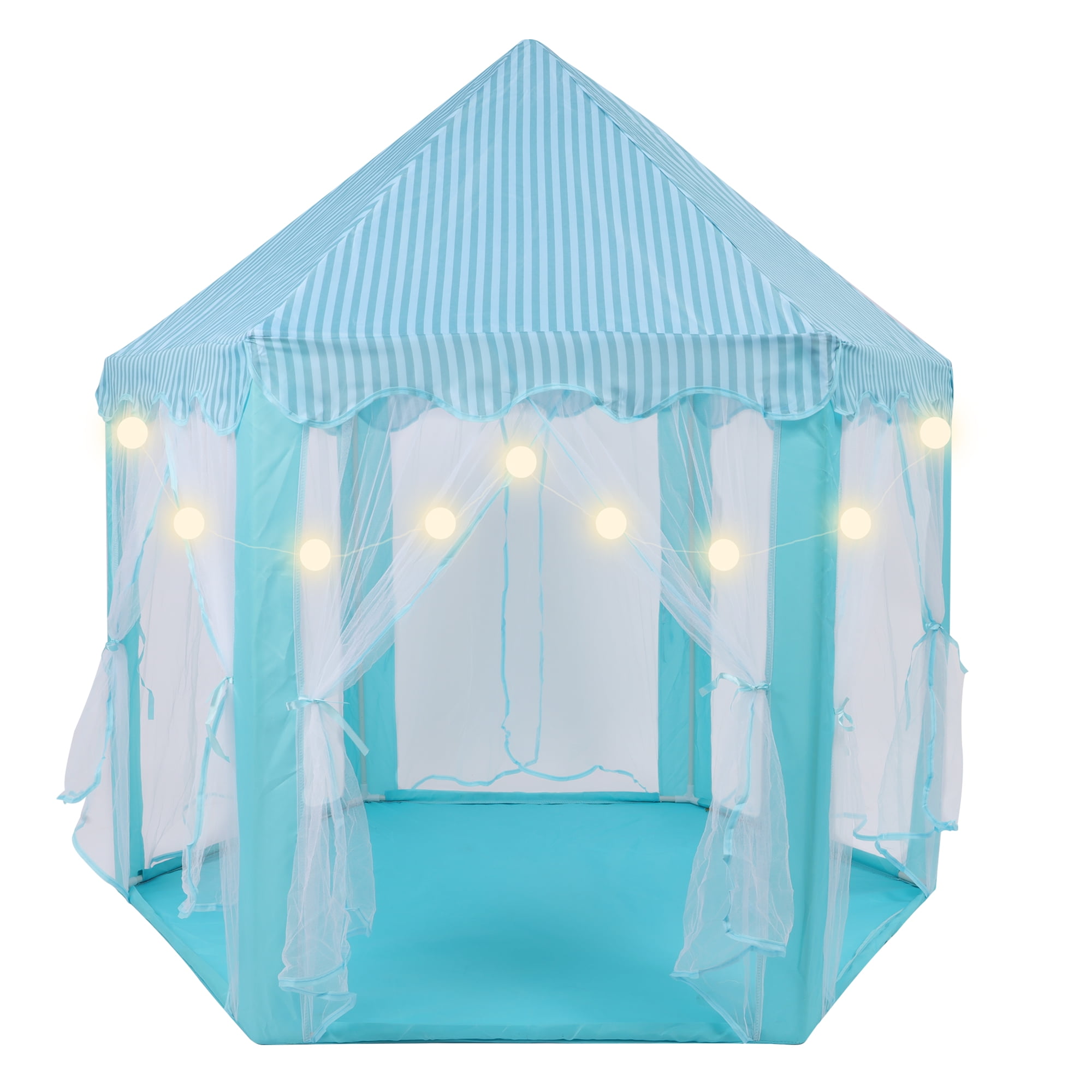 SAYFUT Princess Castle Girls Play Tent Toy, Kids Fairy Playhouse Tent ...