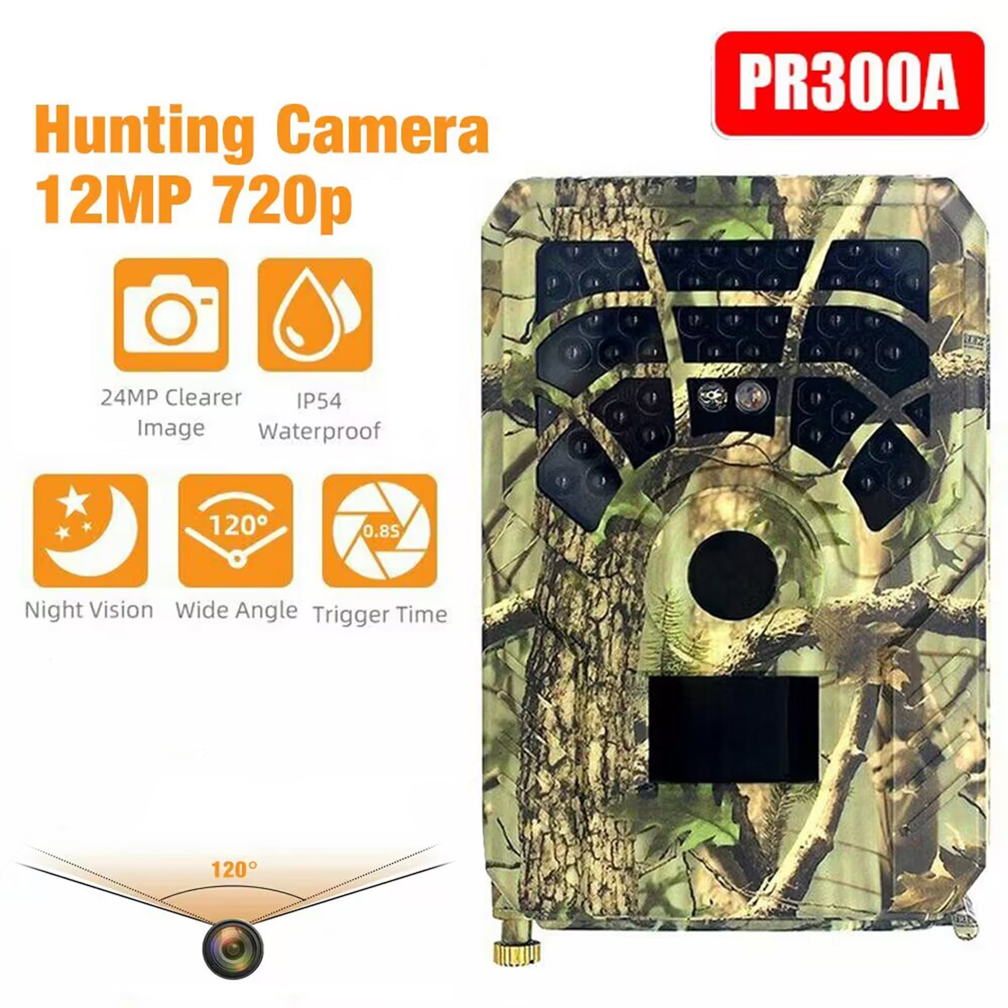 SAYFUT Trail Camera 12 MP Deer Hunting Game Camera Night Vision IP56 ...