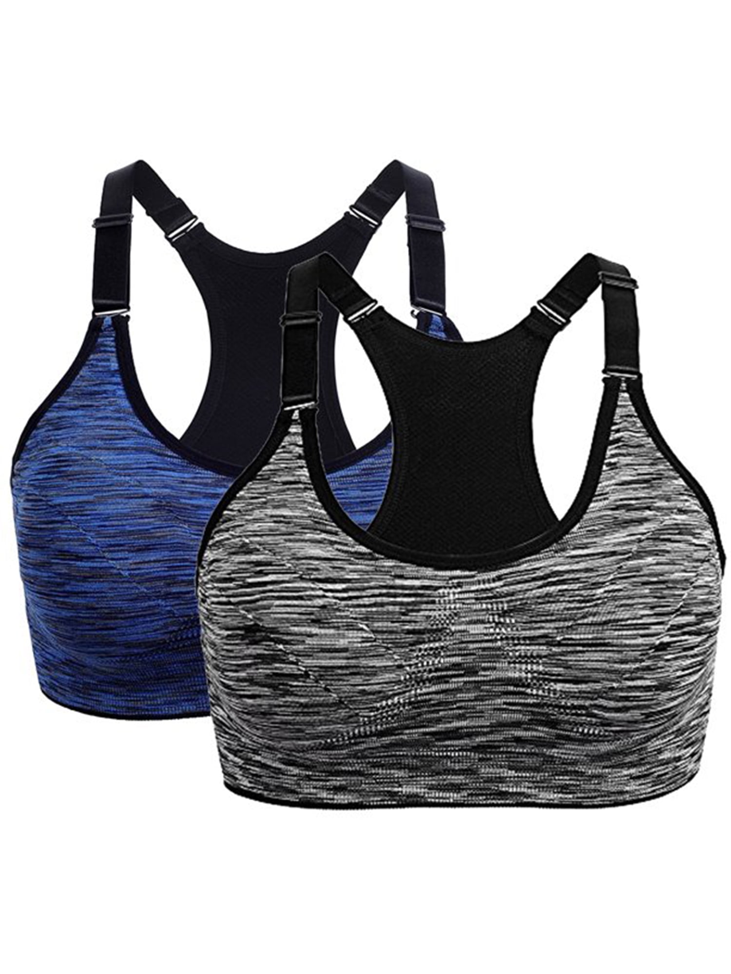 SAYFUT Women's High Impact Adjustable Athletic Activewear, Seamless ...