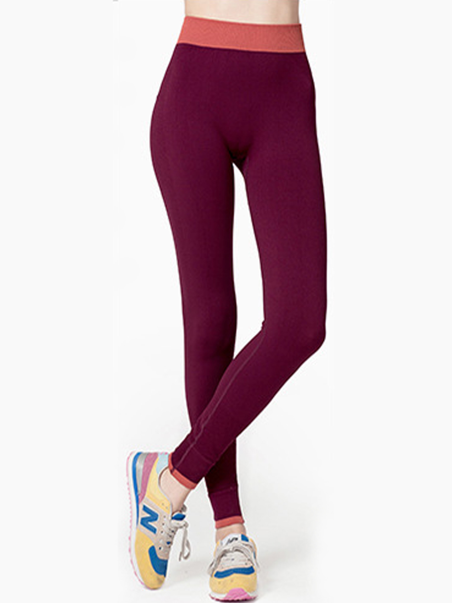 SAYFUT Women's Tights Yoga Pants Athletic Gym Running Workout Exercise ...