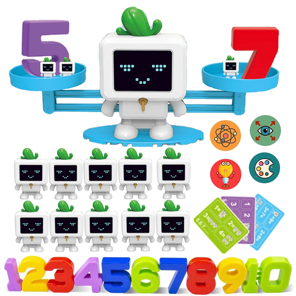 SAYLITA Balance Board Game, STEM Montessori Math Learning Toy, Ideal ...