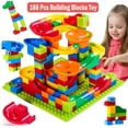 SAYLITA Building Blocks Classic Big Blocks Toy Bricks Set Kids Race ...