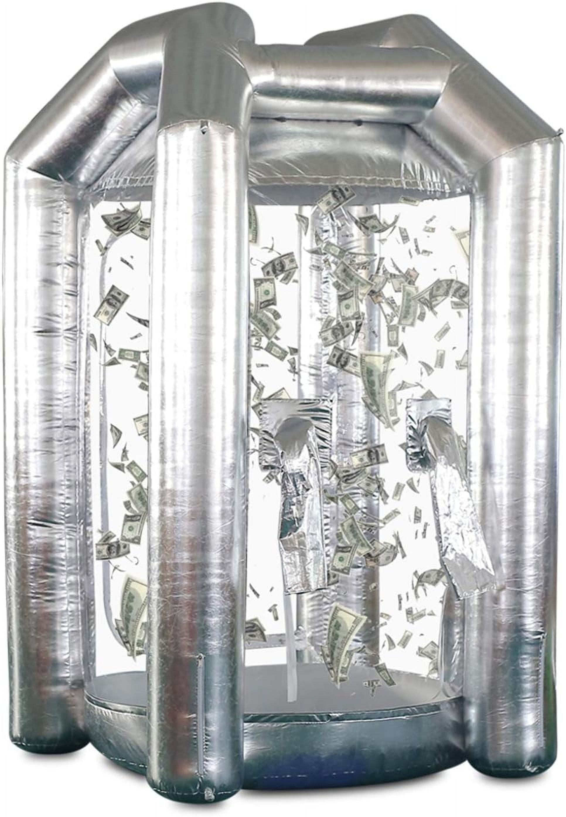 SAYOK Inflatable Money Machine Booth Inflatable Cash Cube Machine with ...