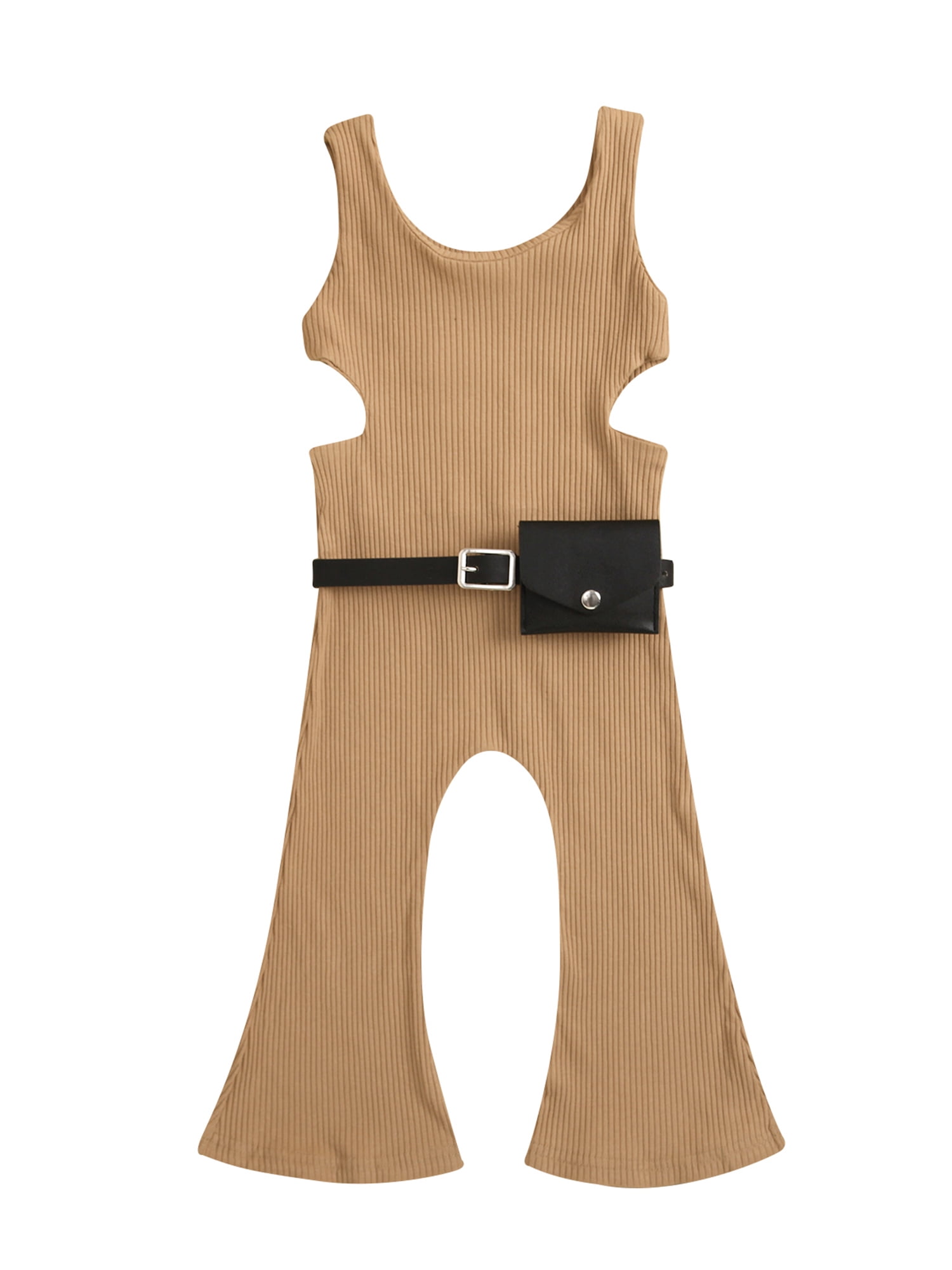 SAYOO 1-6Years Kids Girls Summer Clothes Set Fashion Sleeveless Straps ...