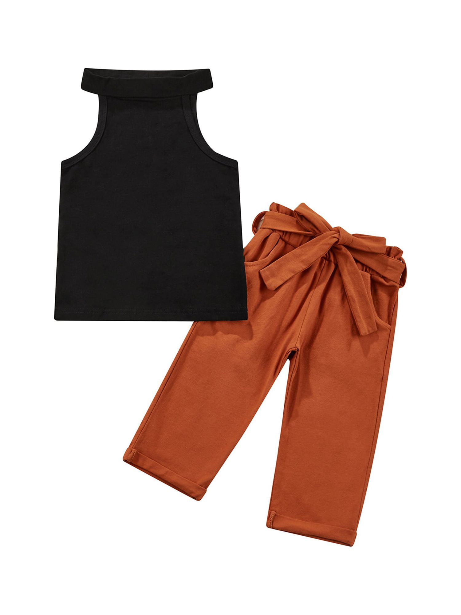 SAYOO Girls Clothes Set Summer Kids Clothes Suit Children Clothes Solid ...