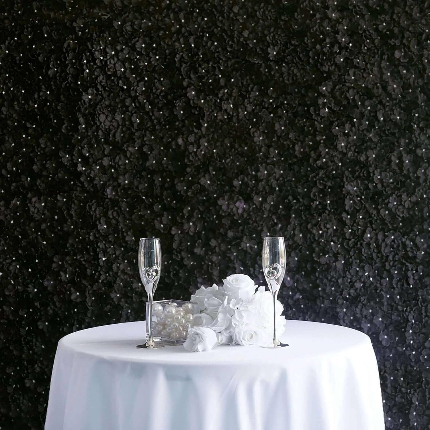 SAZYY 4 Pieces Blush Pink Silk Hydrangea Flower Mats for Wedding Event ...