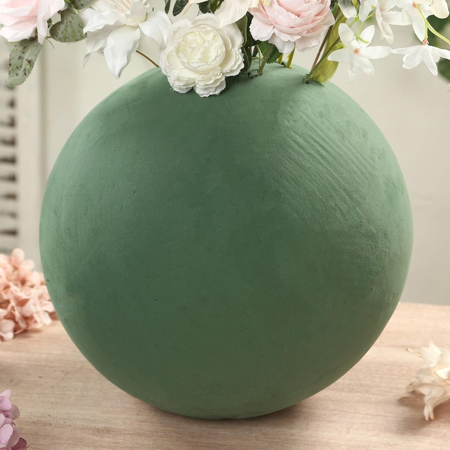 SAZYY DIY Smooth Floral Foam Balls for Flower Arrangements | Premium ...