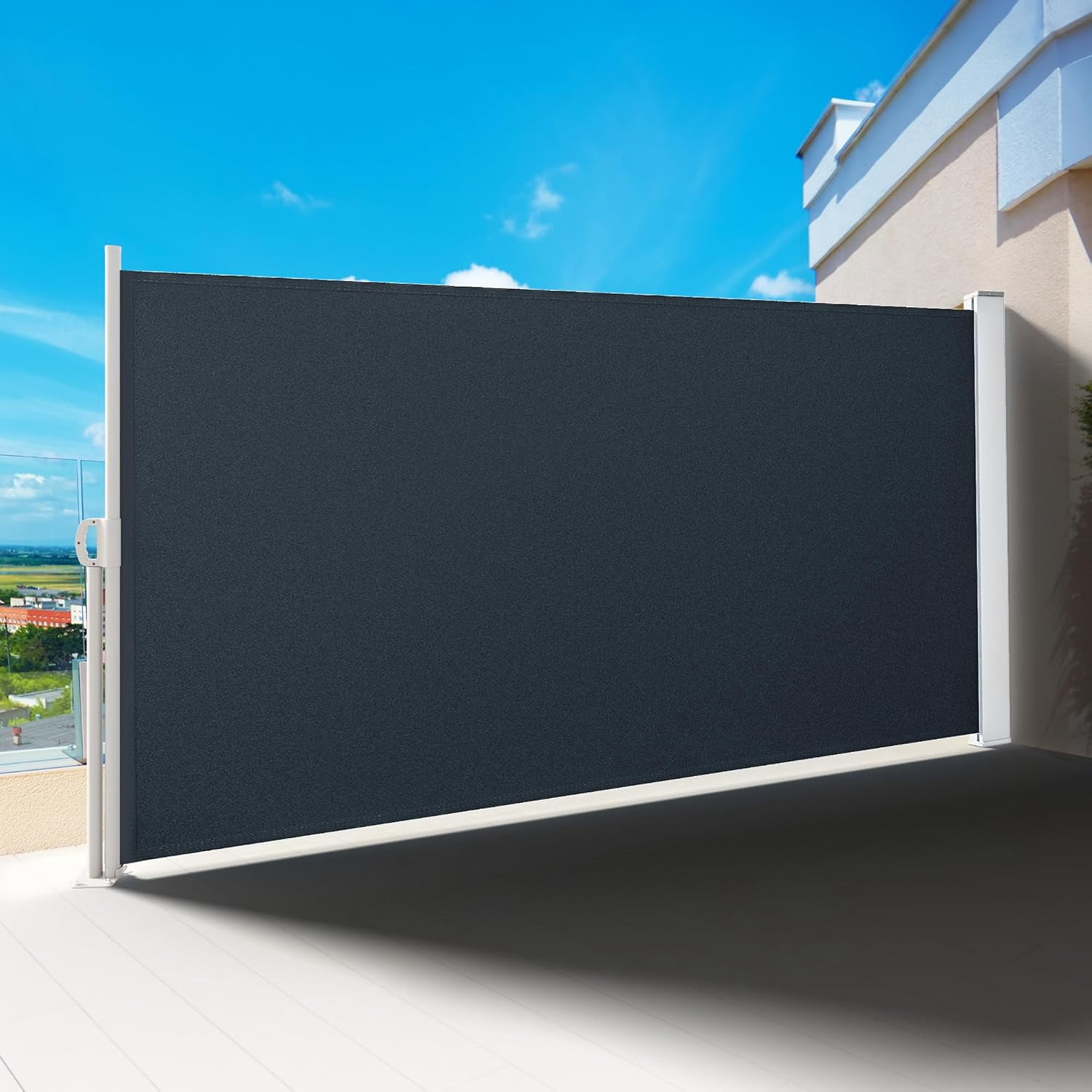 SAZYY Retractable Side Awning Privacy Screen Privacy Fence Waterproof ...