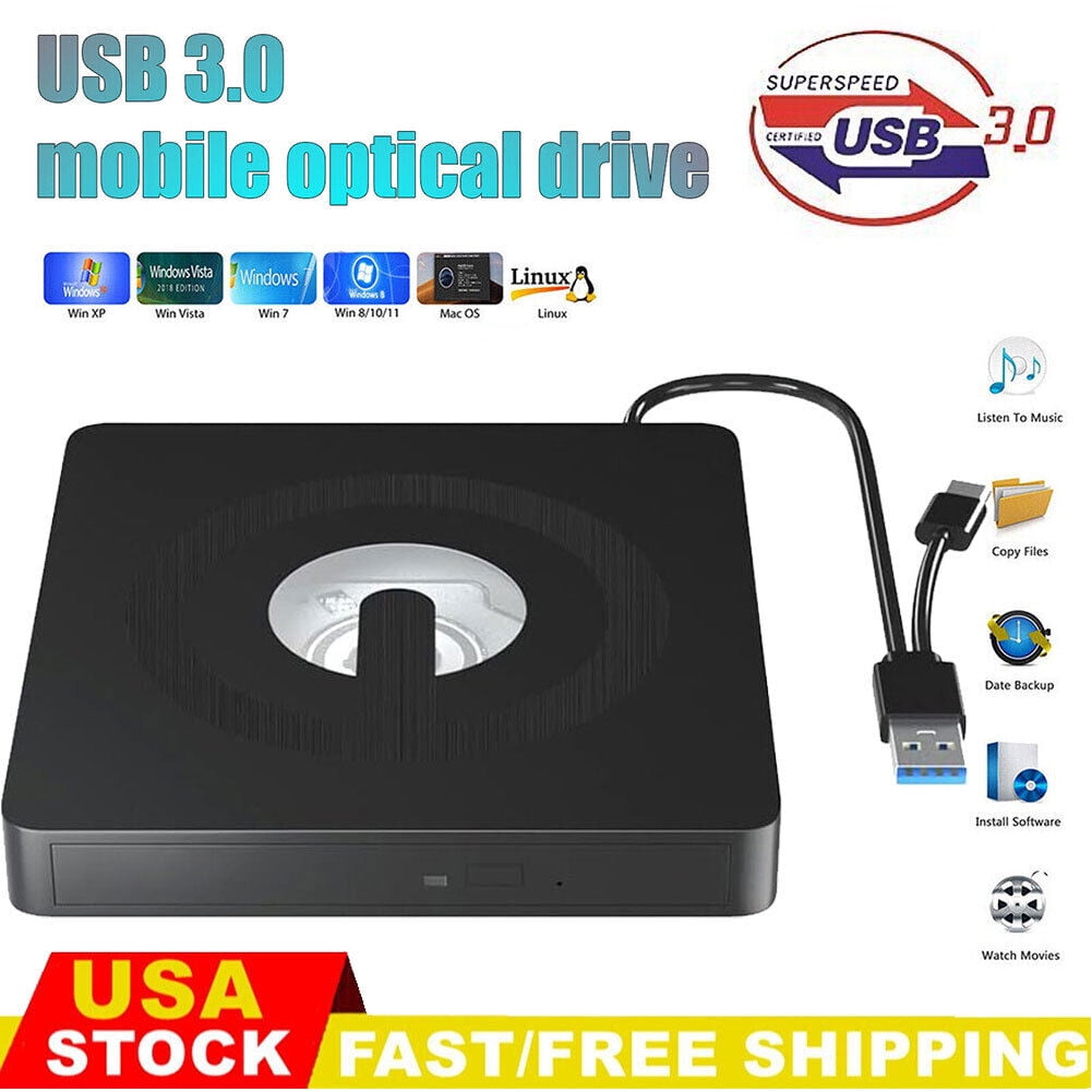 SB 3.0 External CD/DVD Optical Drive - Walmart Business Supplies