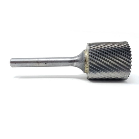SB-9 Single Cut Cylindrical End Cut 1" x 1" Carbide Burr Bur Tool Die ...