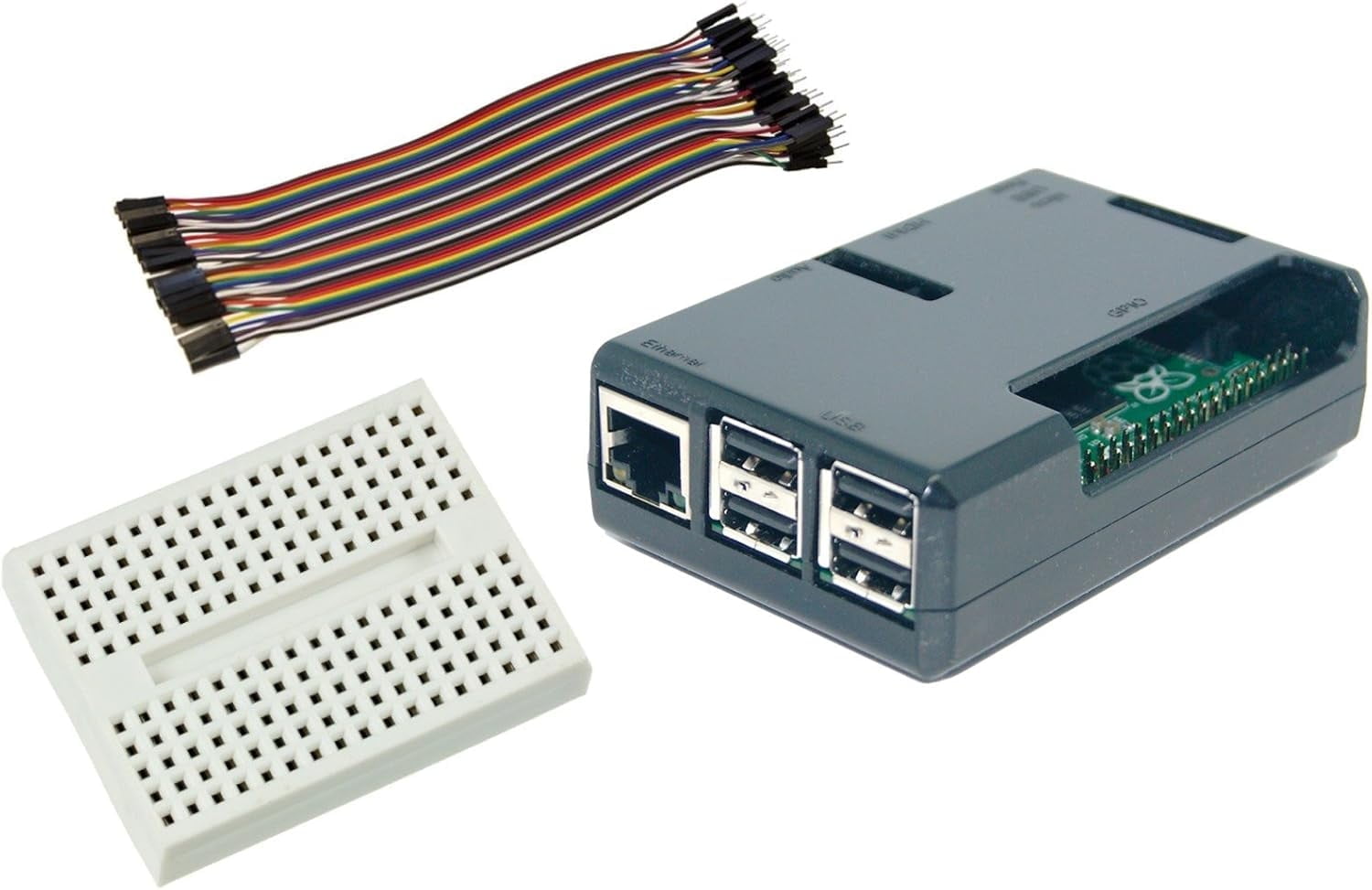 SB Components Case for Raspberry Pi 2 Model B and 3 B+ with Mini ...