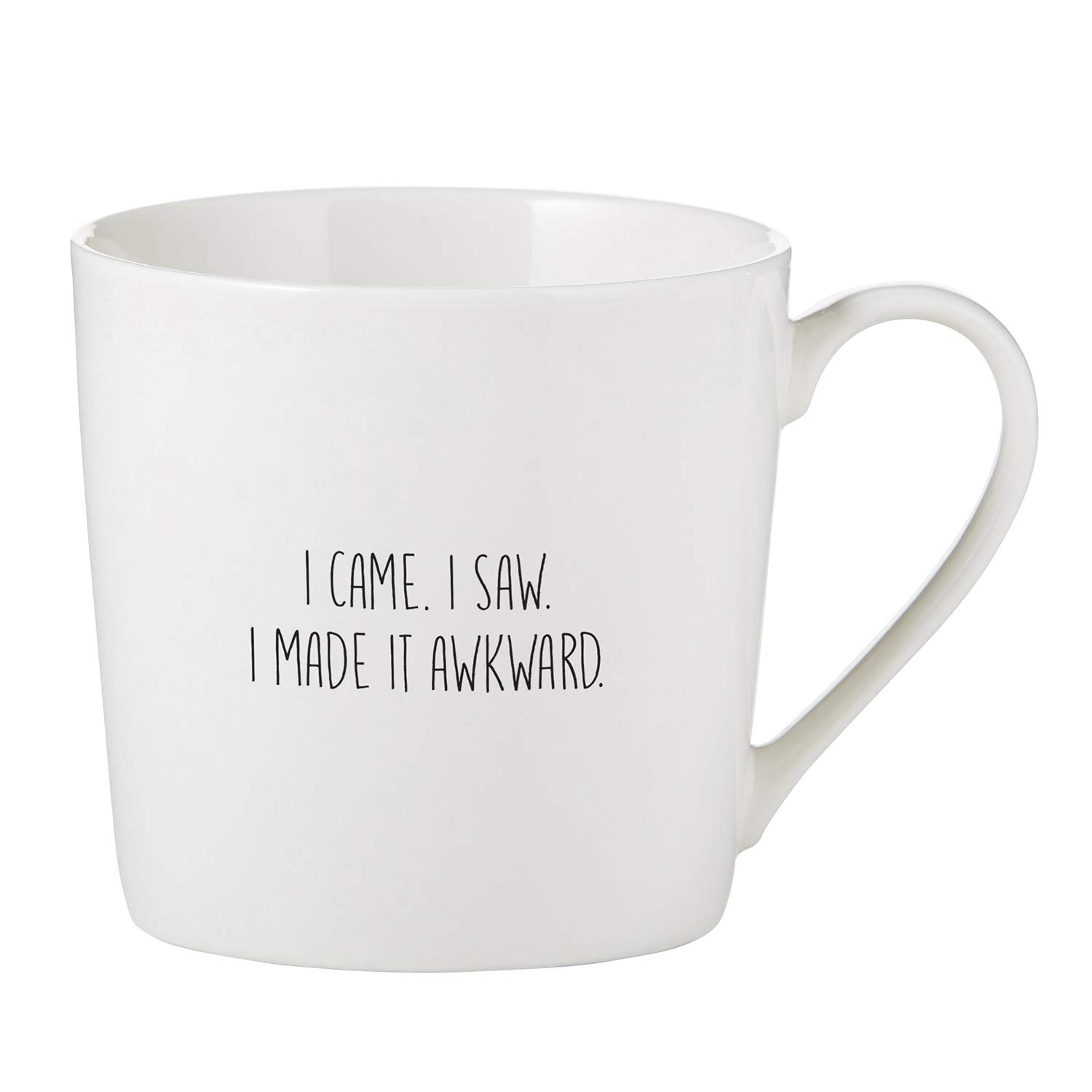 SB Design Studio SIPS Bone China Cafe Mug/Coffee Cup, 14-Ounce, Made It ...