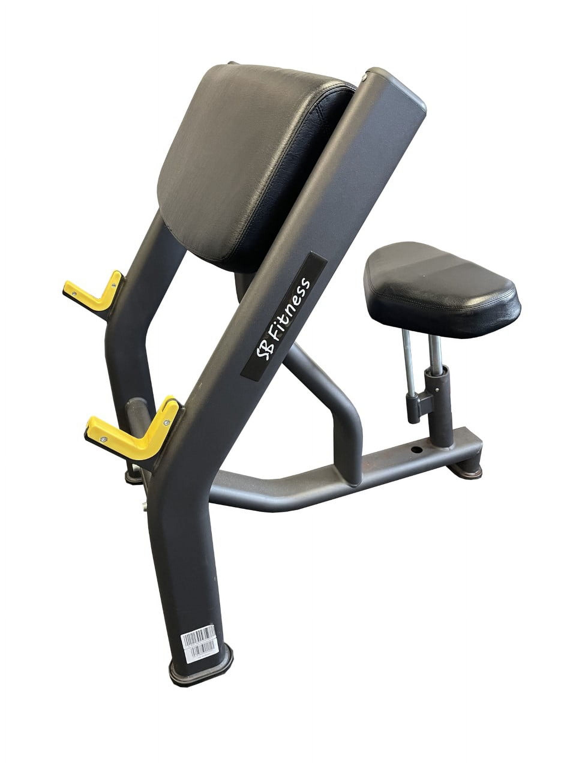 SB Fitness PCB550 Commercial Preacher Curl Weight Bench - Walmart.com