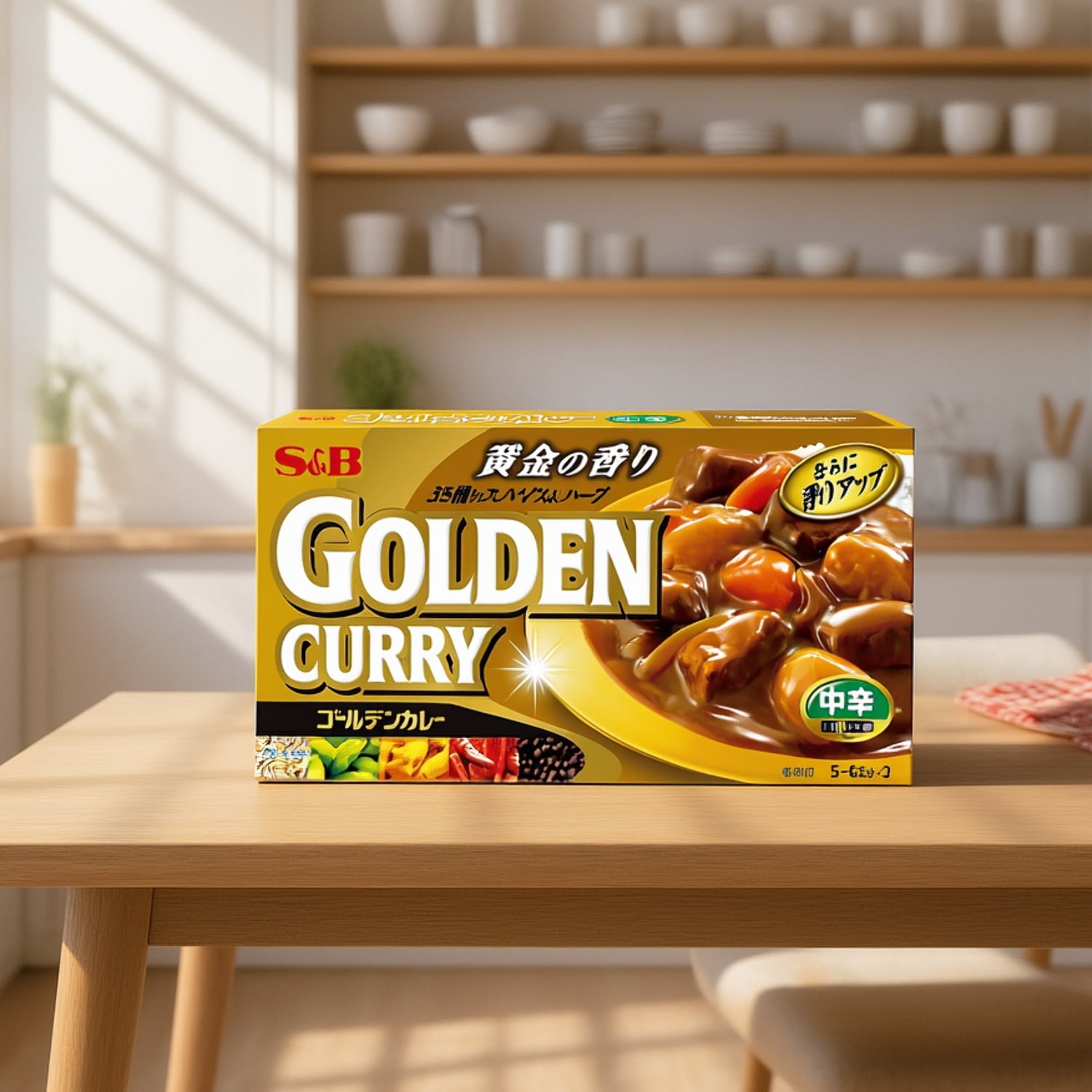 SB Golden Curry Medium Spicy 198 g x 10 Pack - Tokyo Sakura Mall ...