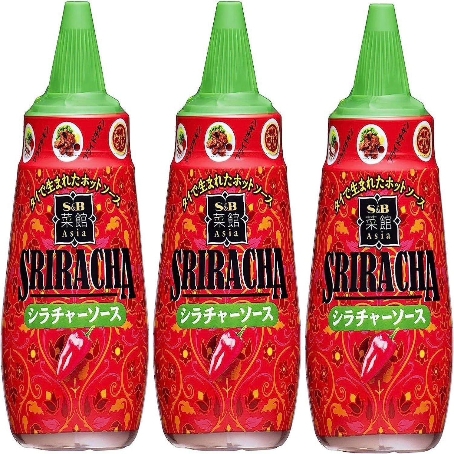 SB Saikan Asia Sriracha Hot Spicy Chilli Sauce 165g x 3 Packs Japan ...