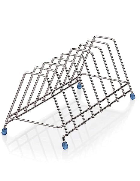 SB Stainless Steel Plate Stand Rack with Plate Holder Lid Holder ...